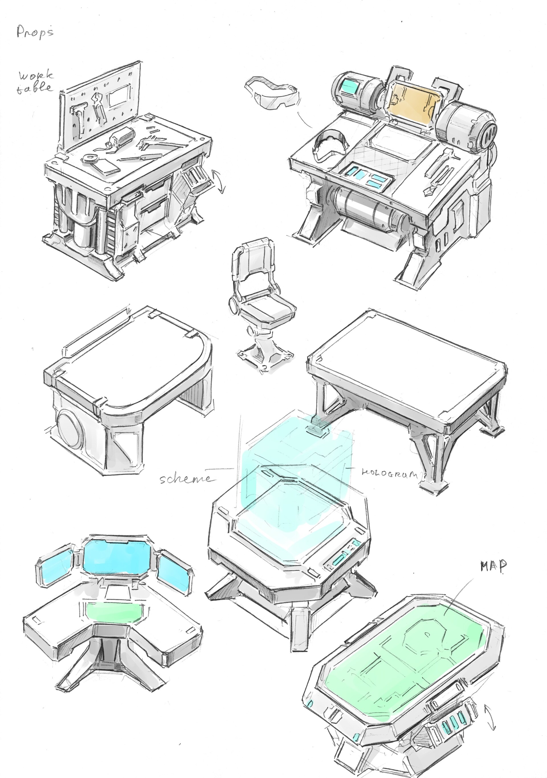 ArtStation - Props for maps 1