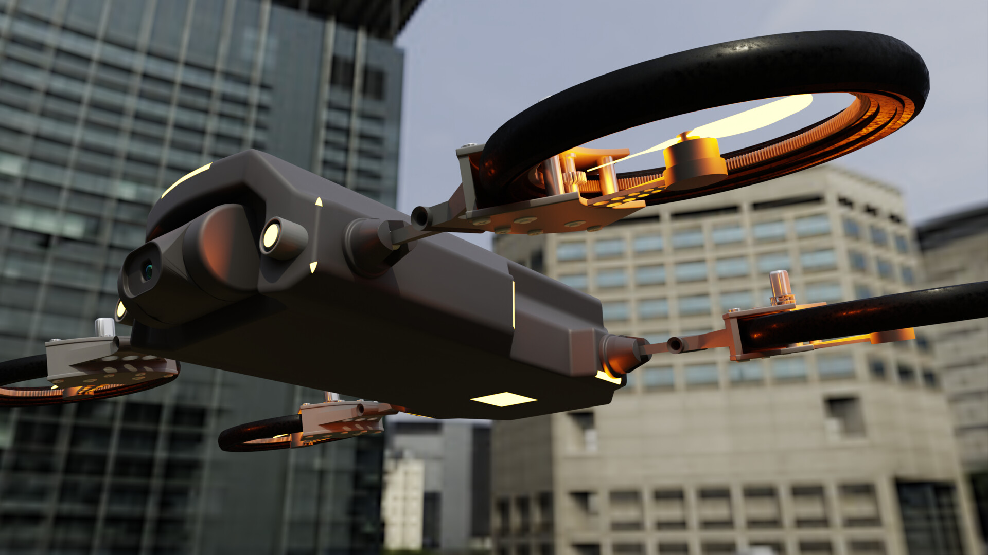 ArtStation - Concept Drone Model