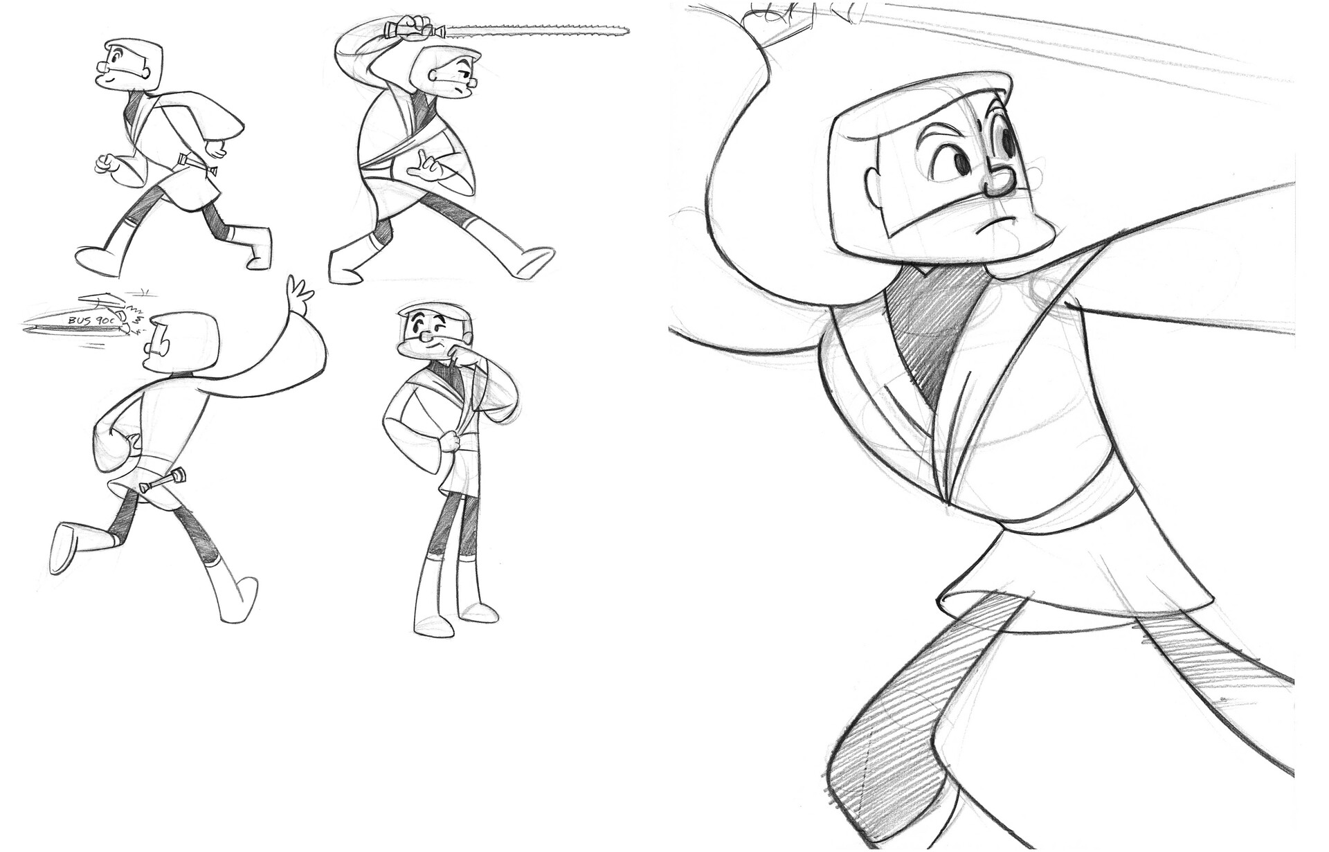 David Belmonte - Cartoon Jedi: Obi-Wan Kenobi Mascot Concept.