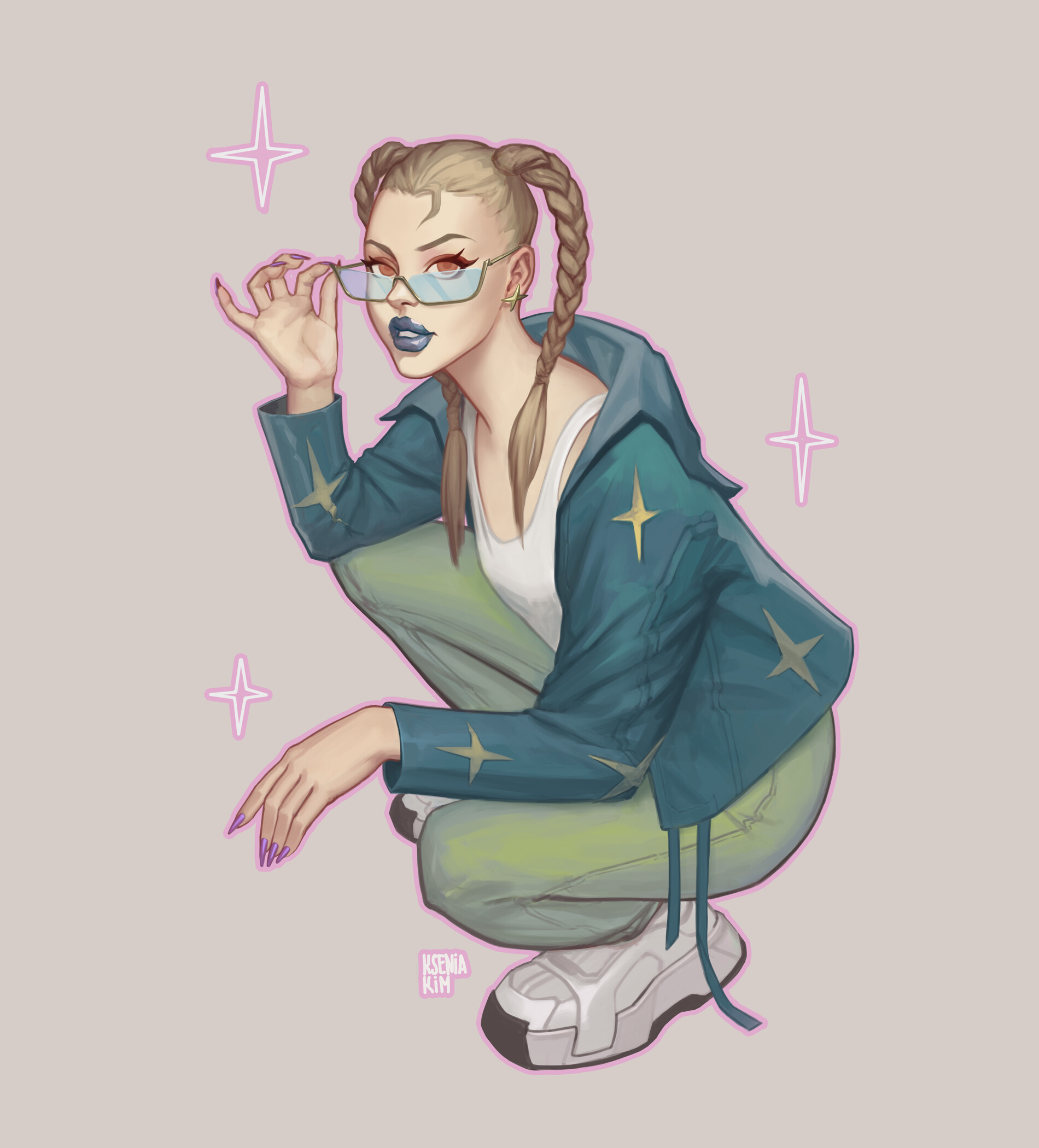 ArtStation - Malkavian girl