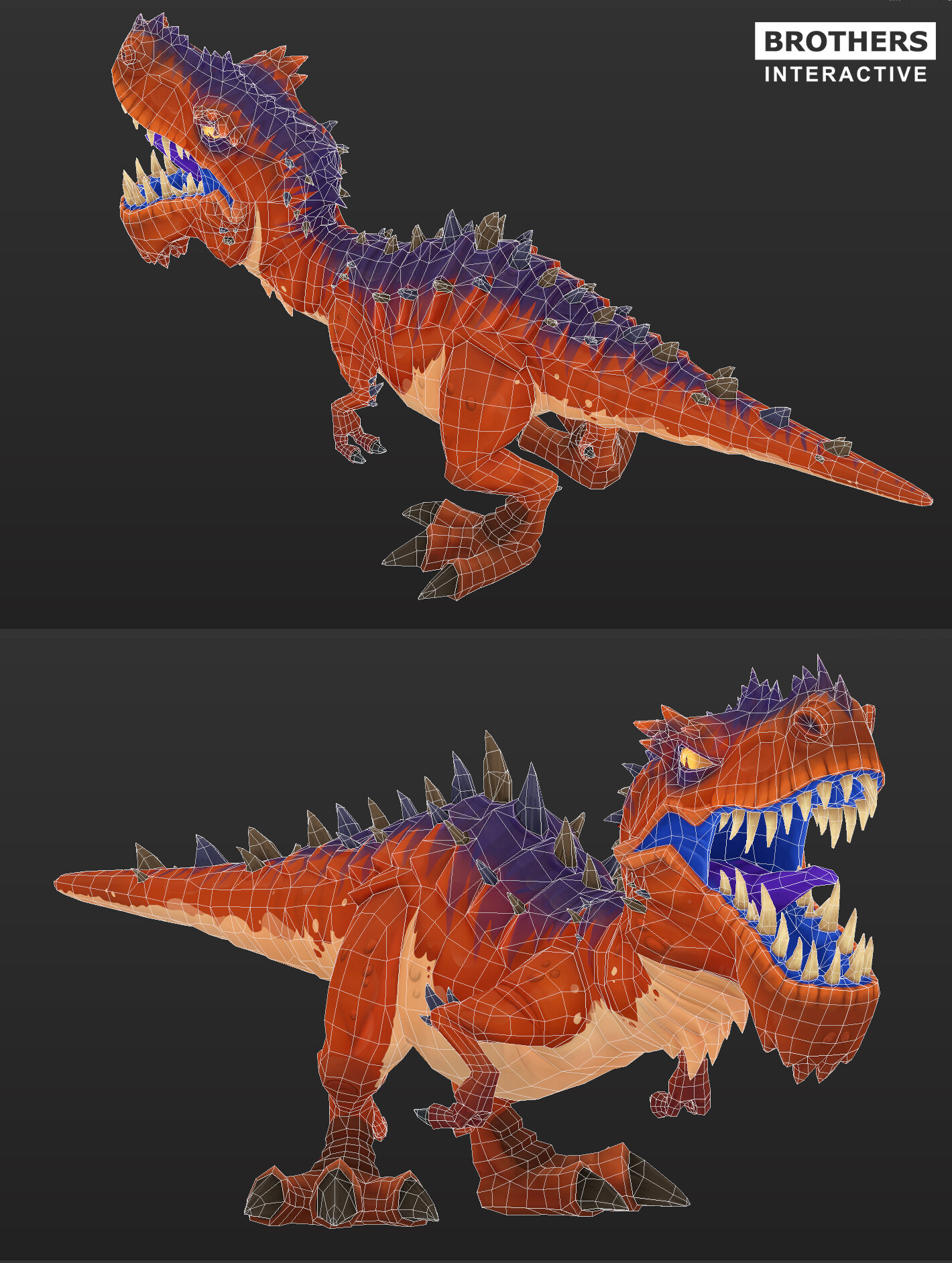 BROTHERS INTERACTIVE - T-rex - Crash Bandicoot 4 Fanart