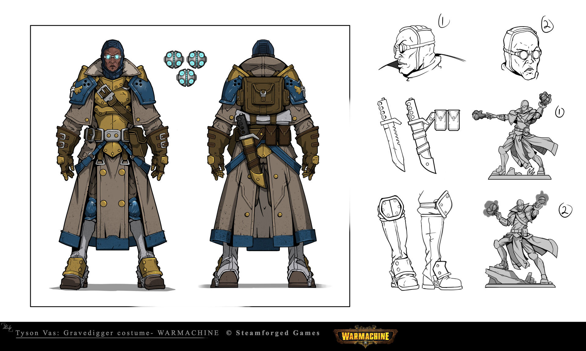 ArtStation - Character concepts: Warmachine