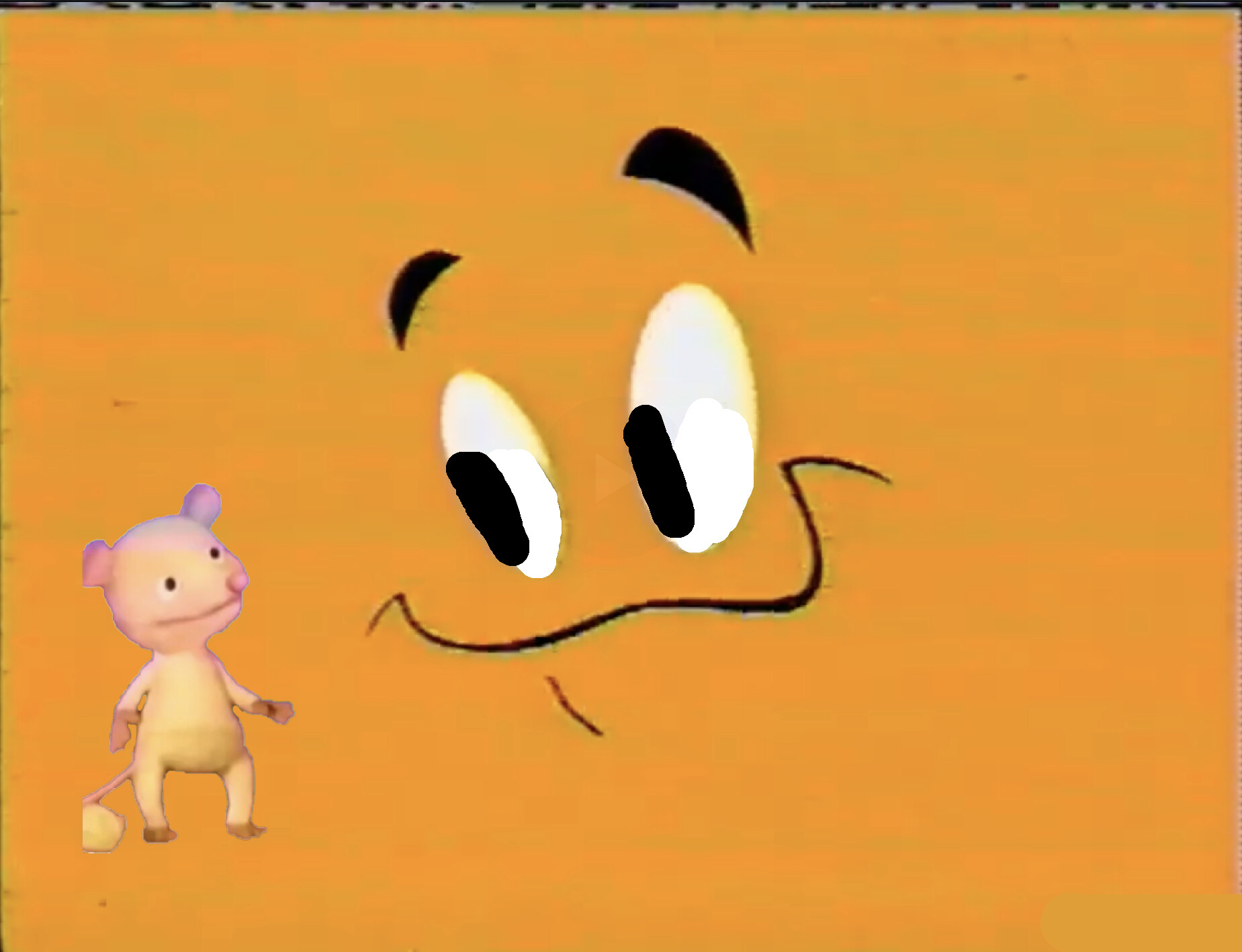 Visage Nick Jr Nick Jr. Face Makes His Mouth Big (UK) Yellow And Red