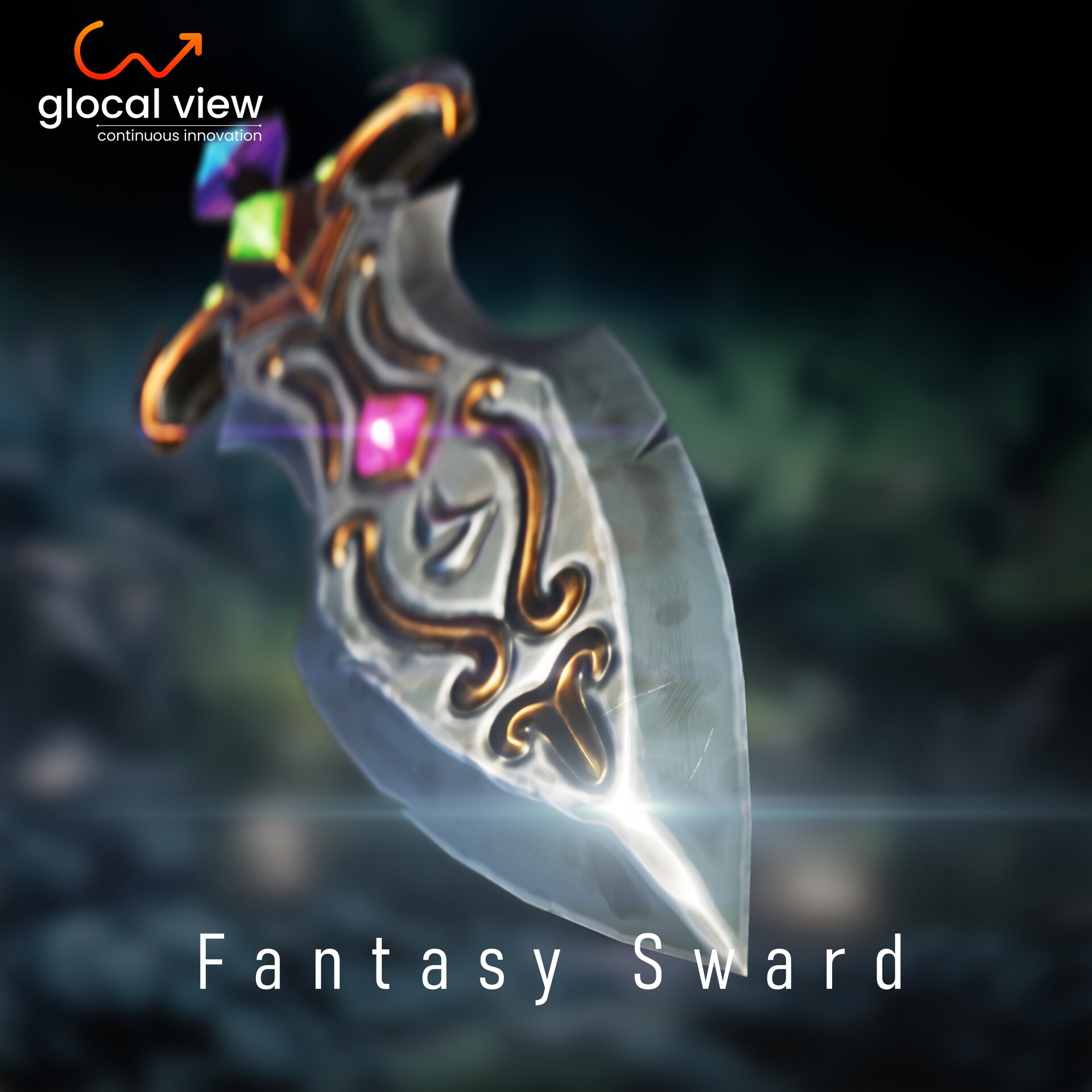 ArtStation - Fantasy Sword – Stylized Game-Ready Weapon