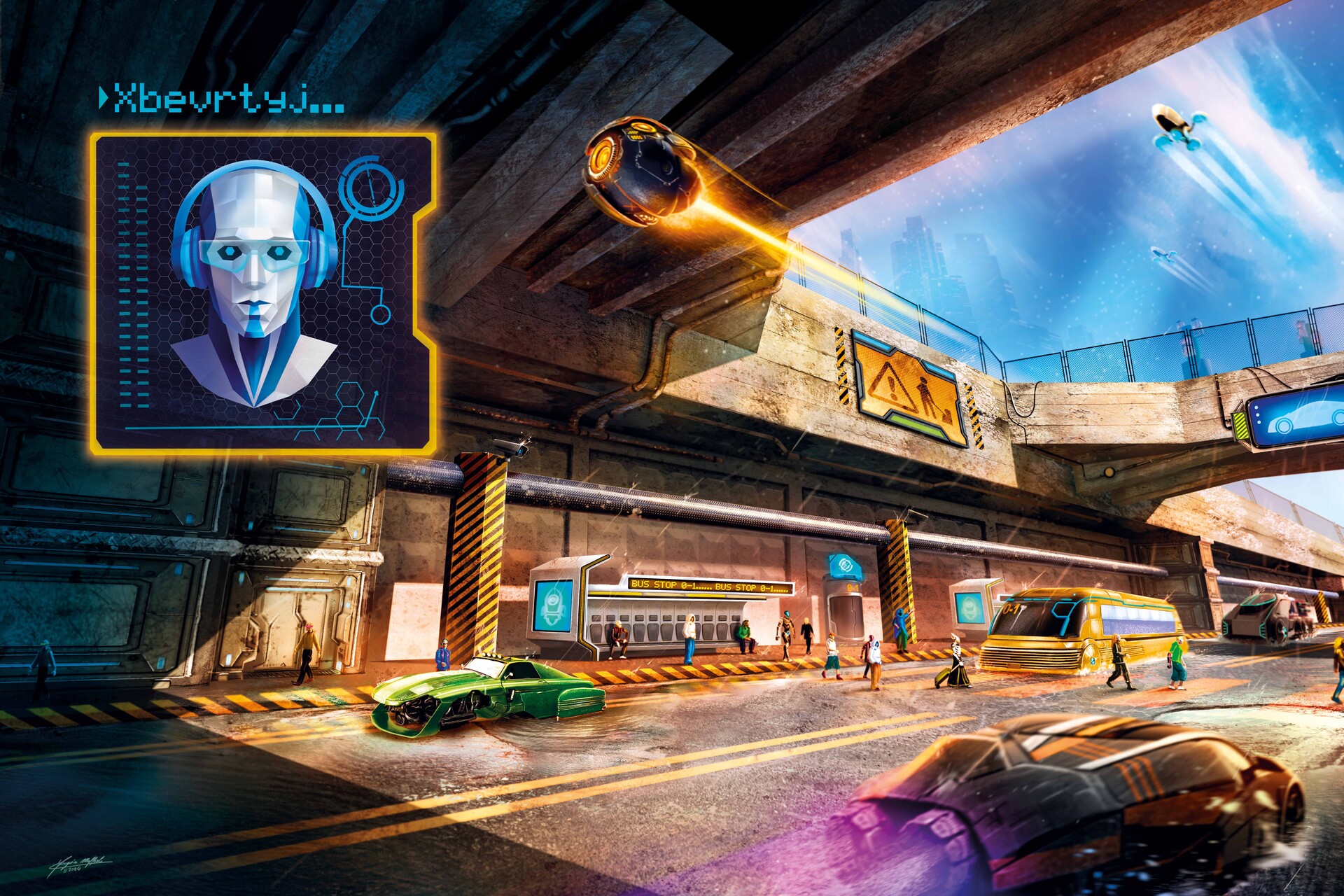 ArtStation - Video Call with an Engram 2