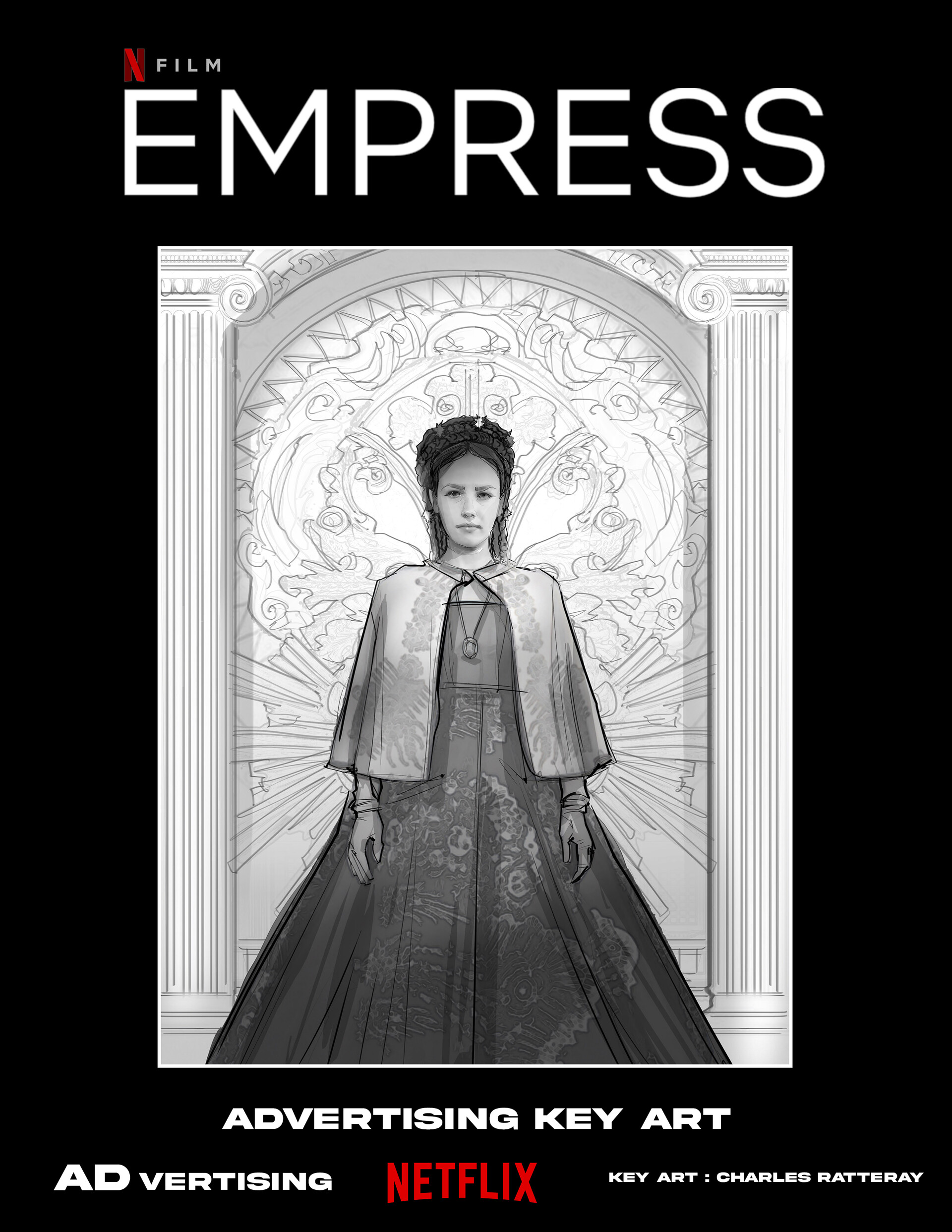 ArtStation - THE EMPRESS - NETFLIX SERIES - ADvertising Key Art