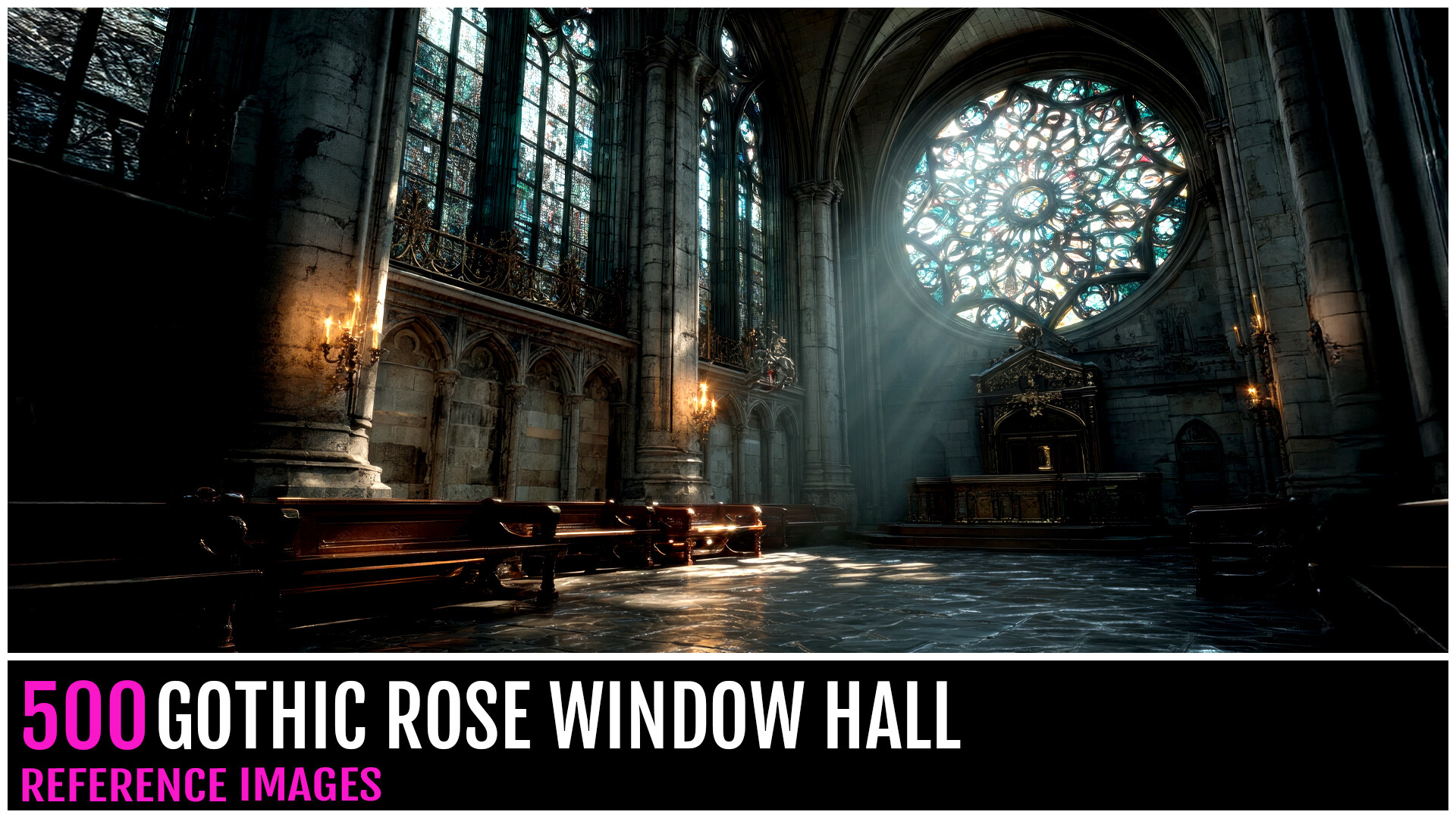 Isabelle ¥¥ - 500 GOTHIC ROSE WINDOW HALL