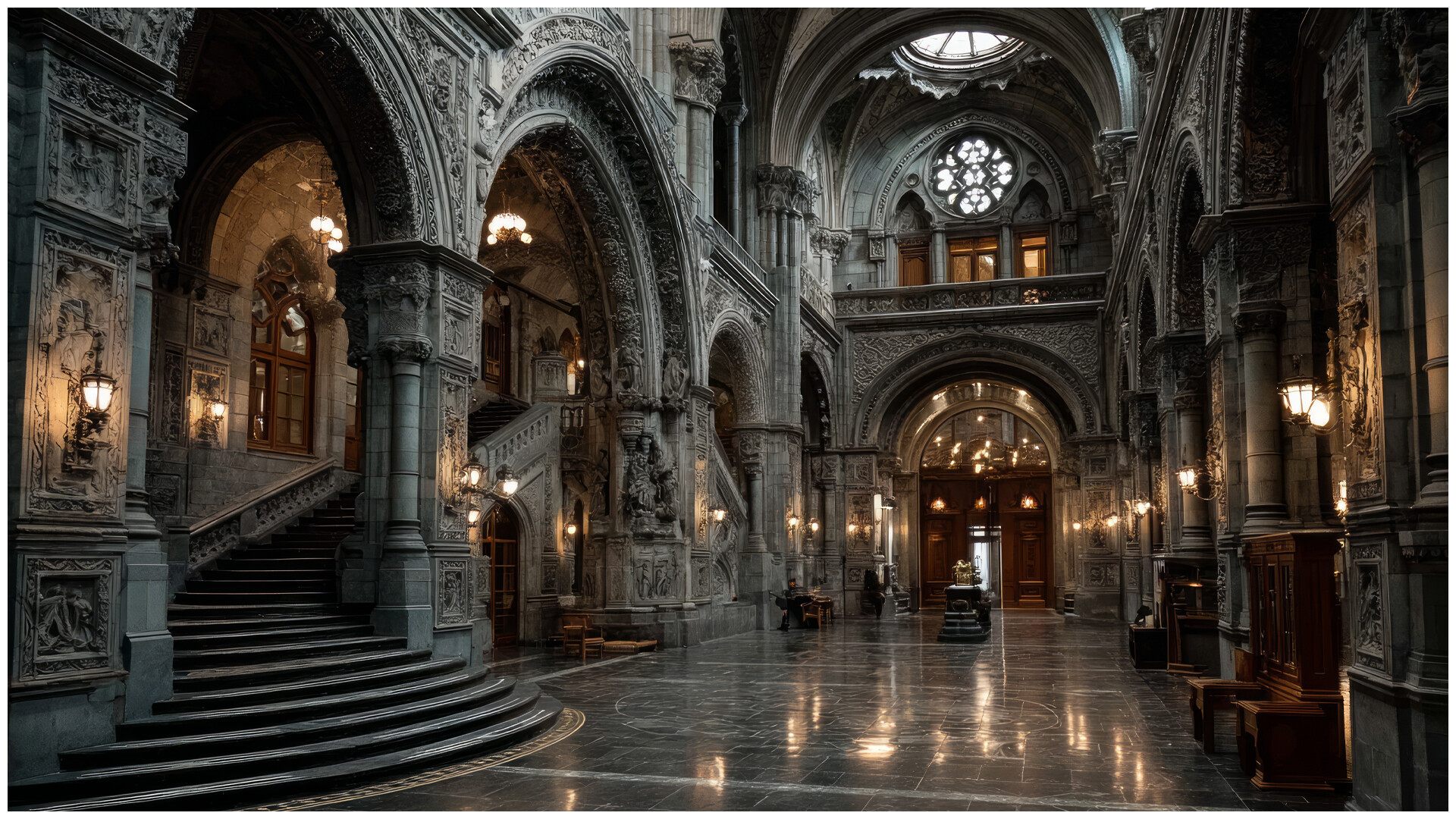 Isabelle ¥¥ - 500 GOTHIC ROSE WINDOW HALL