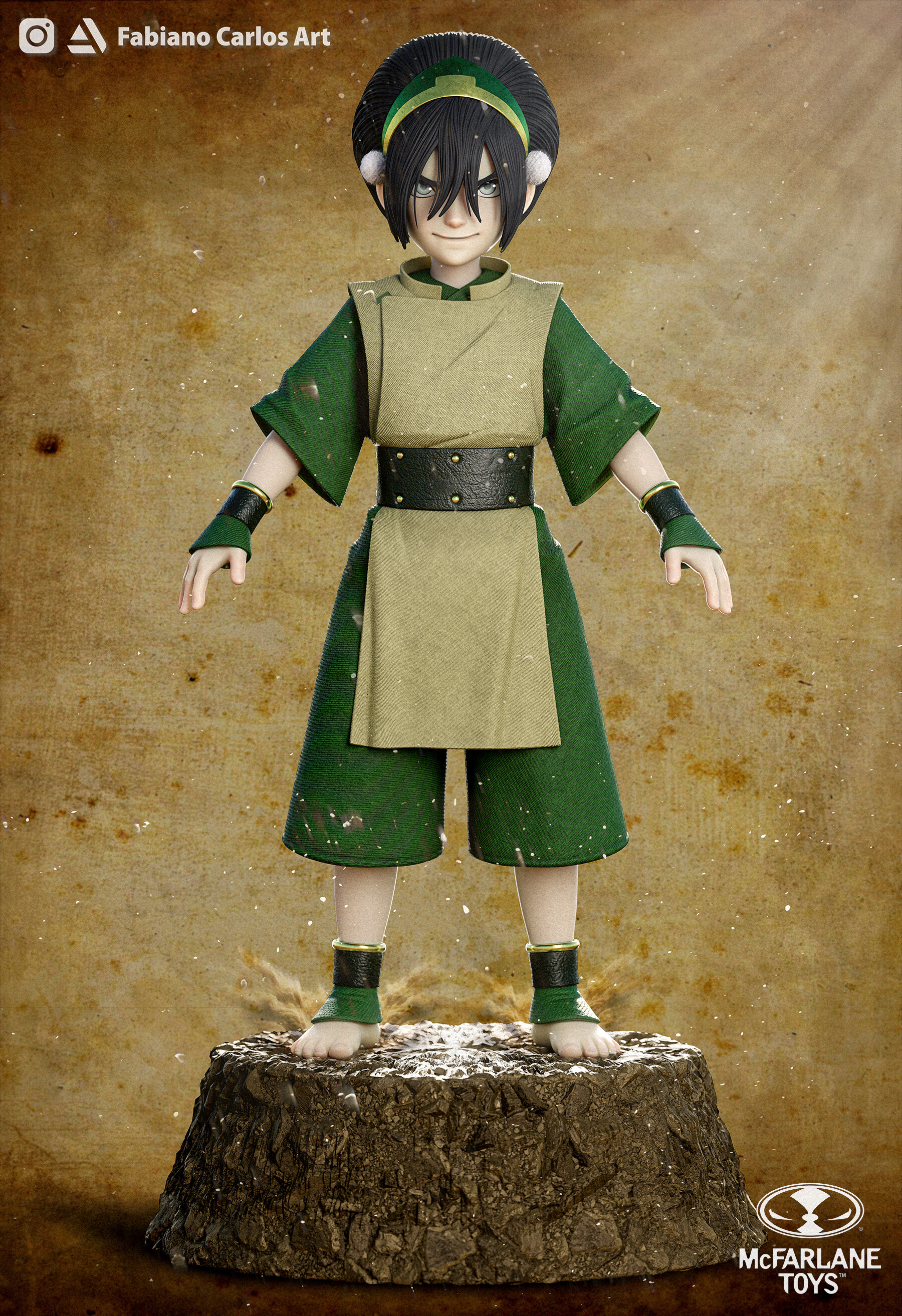 Fabiano Carlos Coelho - Toph Avatar Licensed Statue McFarlane 2021