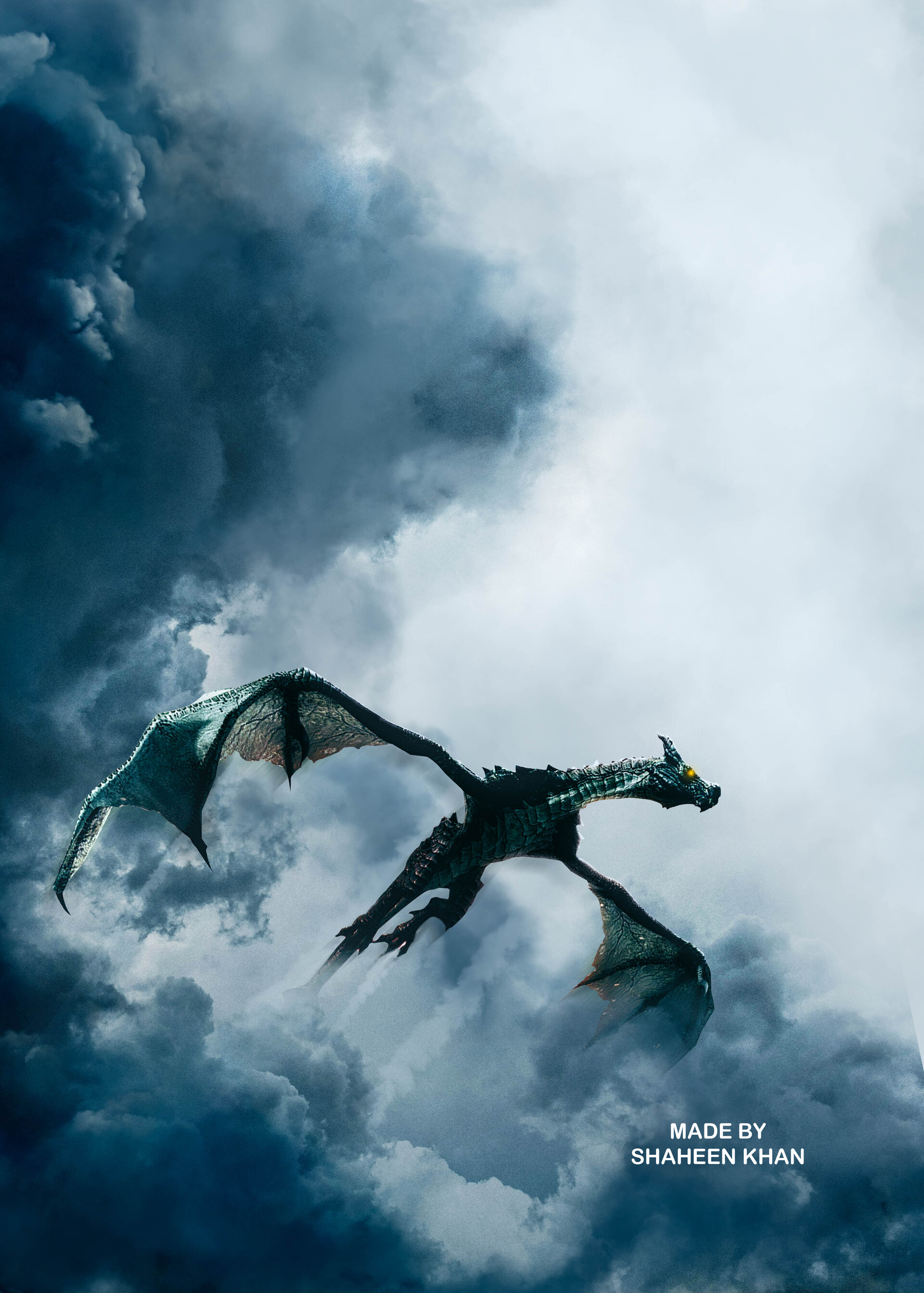 ArtStation - Flying Through The Clouds