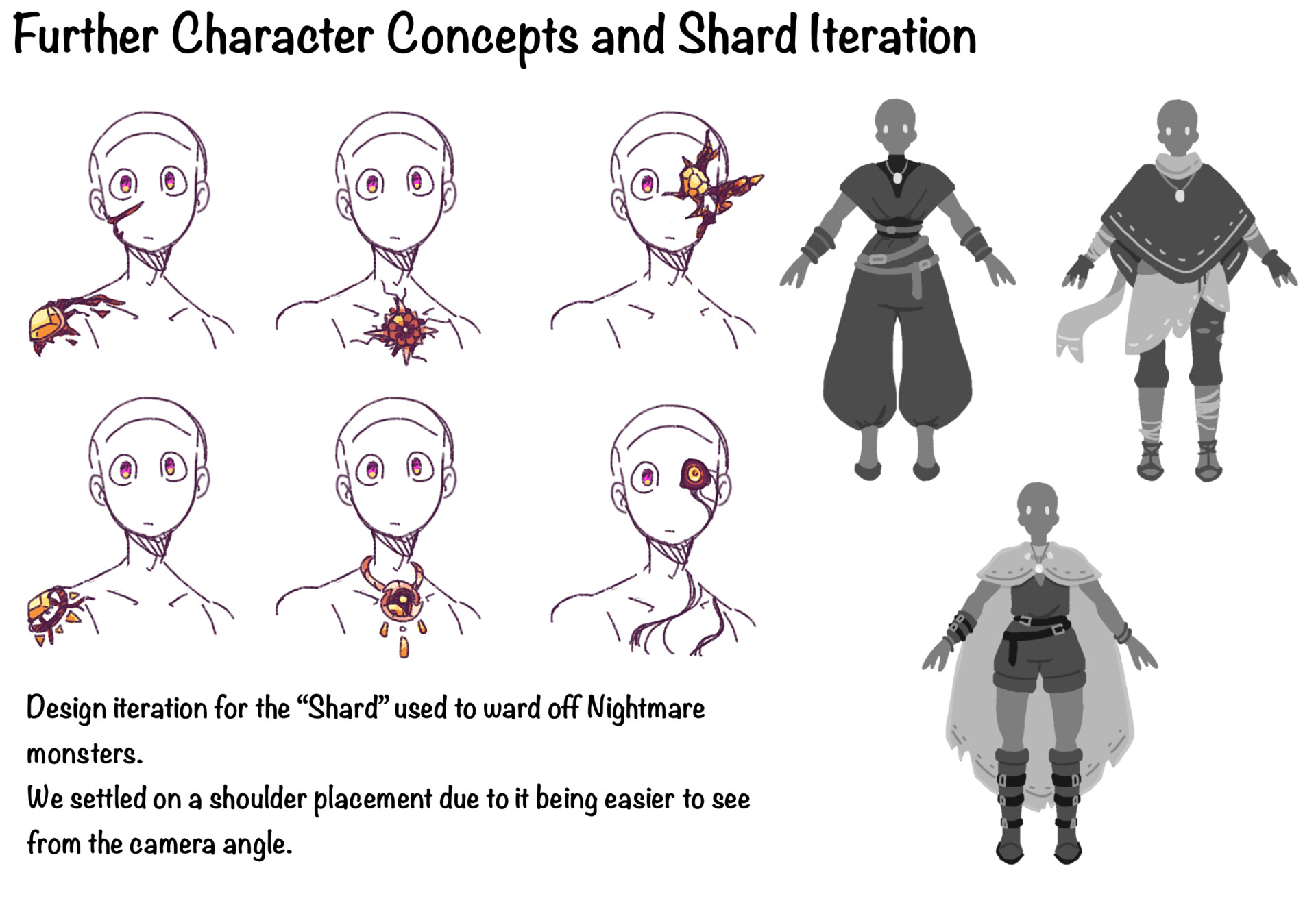 Tara Saunders - Alora Character Concepts - Circadia student game 2024