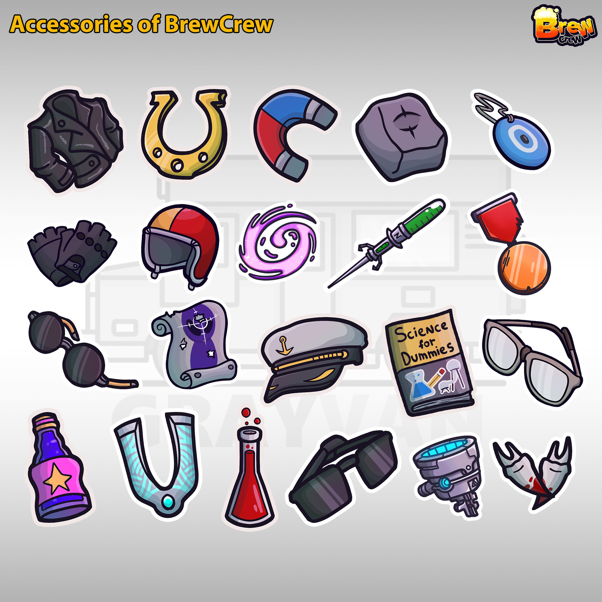 ArtStation - Accessories of BrewCrew