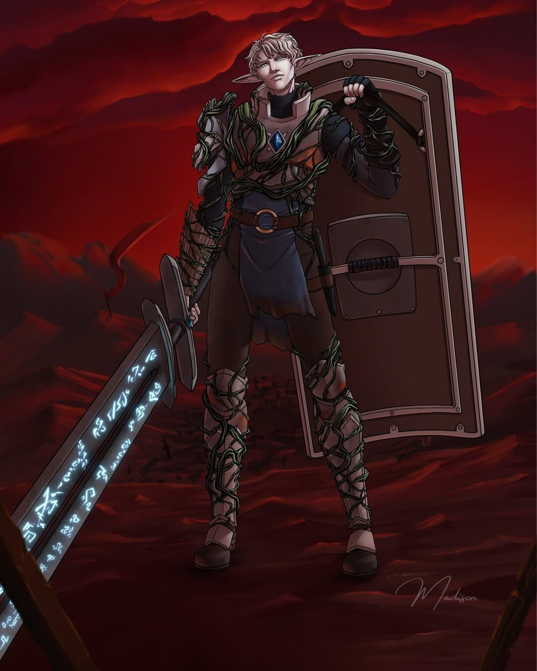 ArtStation - Lone Warrior Full Body Character