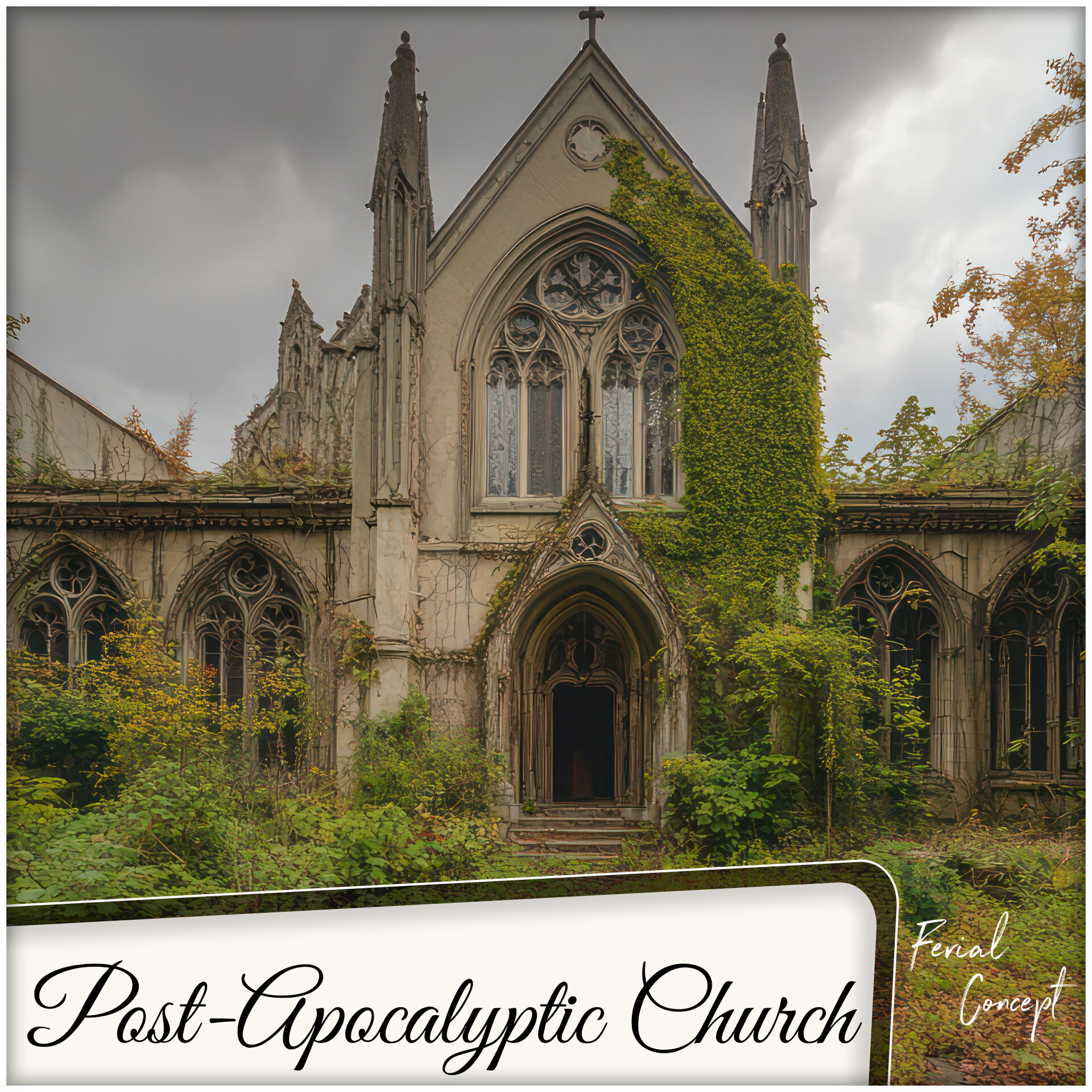 ArtStation - 🔹230 Post-Apocalyptic Church - Environment Concept ...