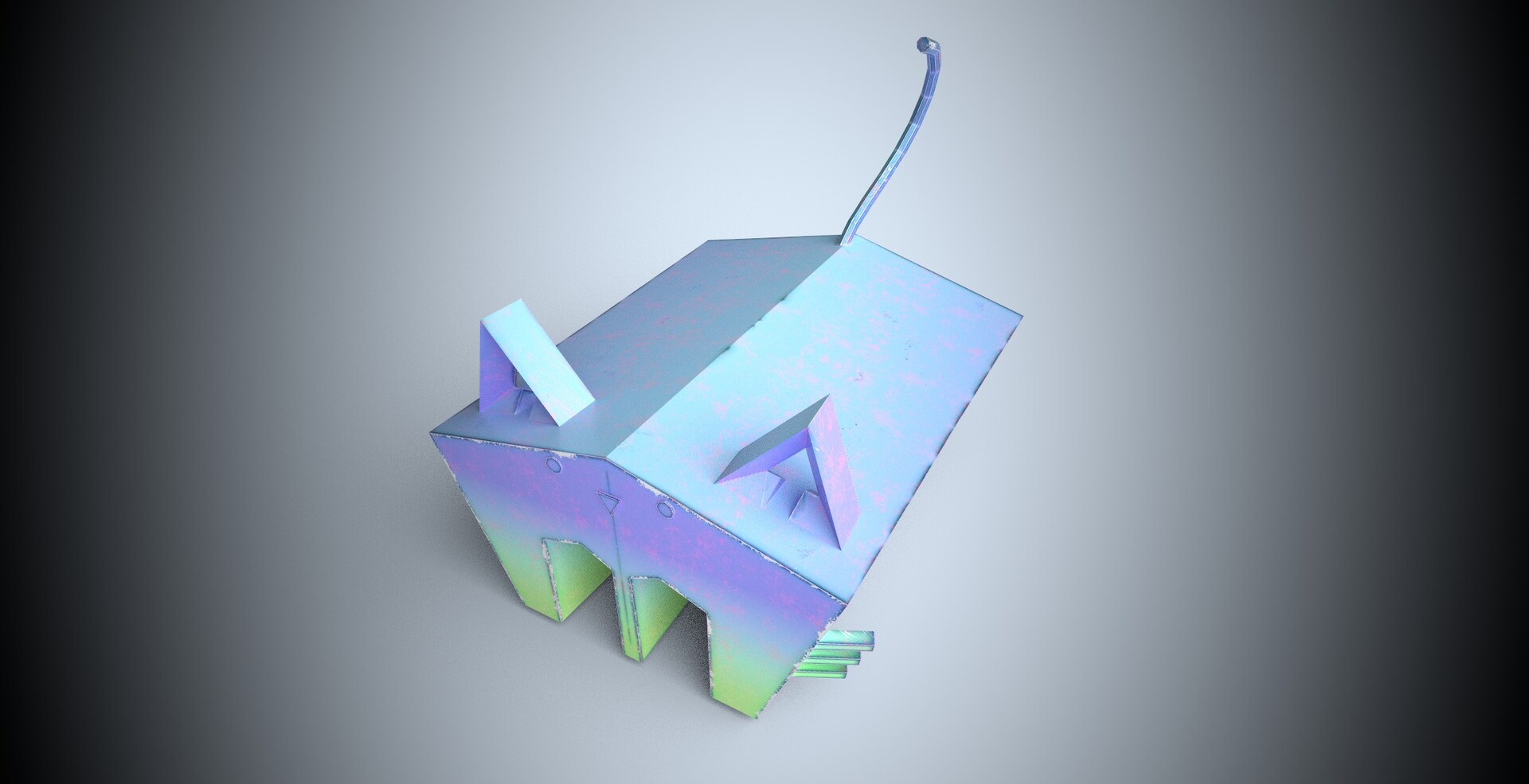 ArtStation - catBotCity_catEBotTrain_trainTunnel_B