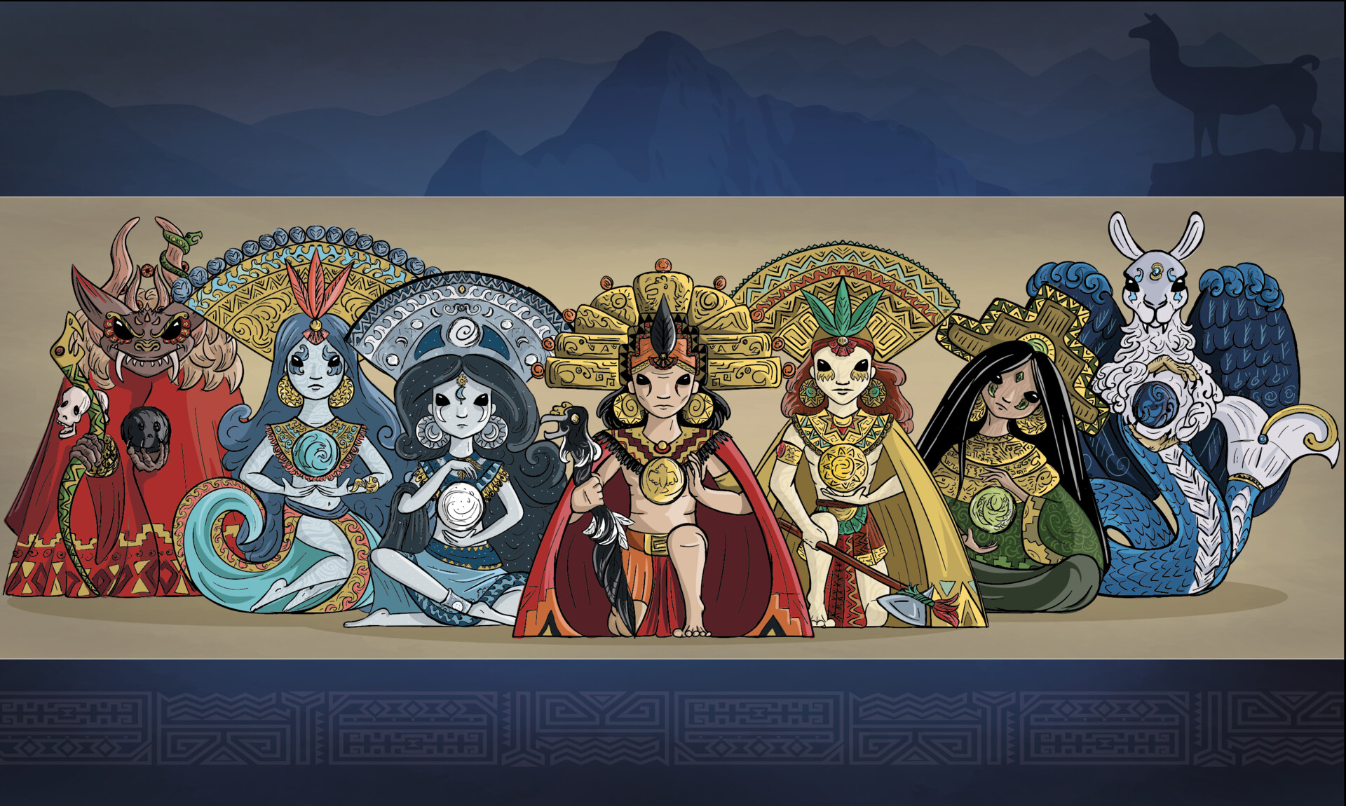 ArtStation - Art Toys Dioses incas