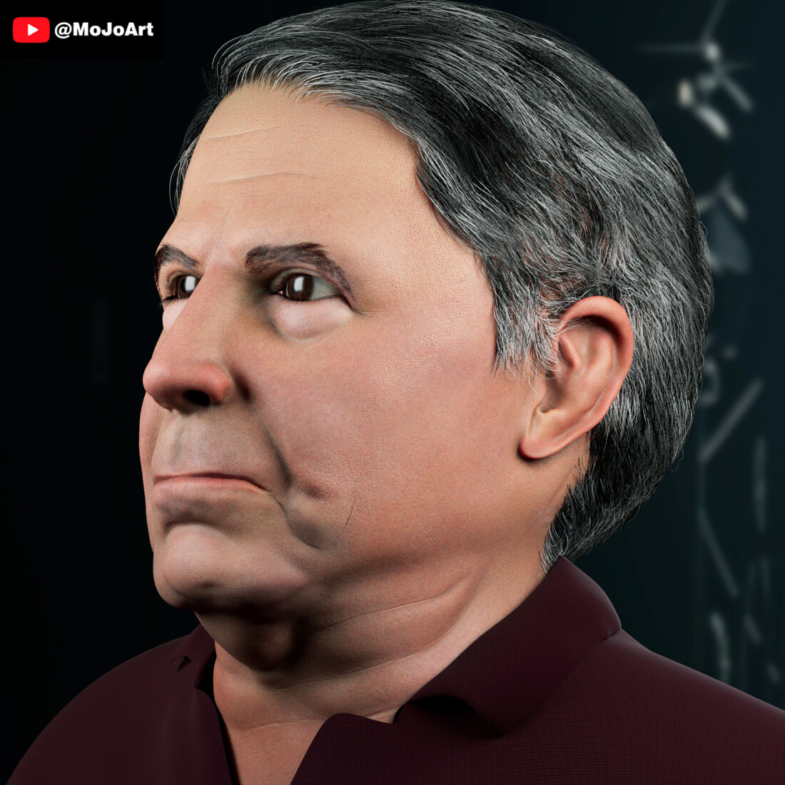 Mayur Jaiswal - Elderly Gentleman Character Art!