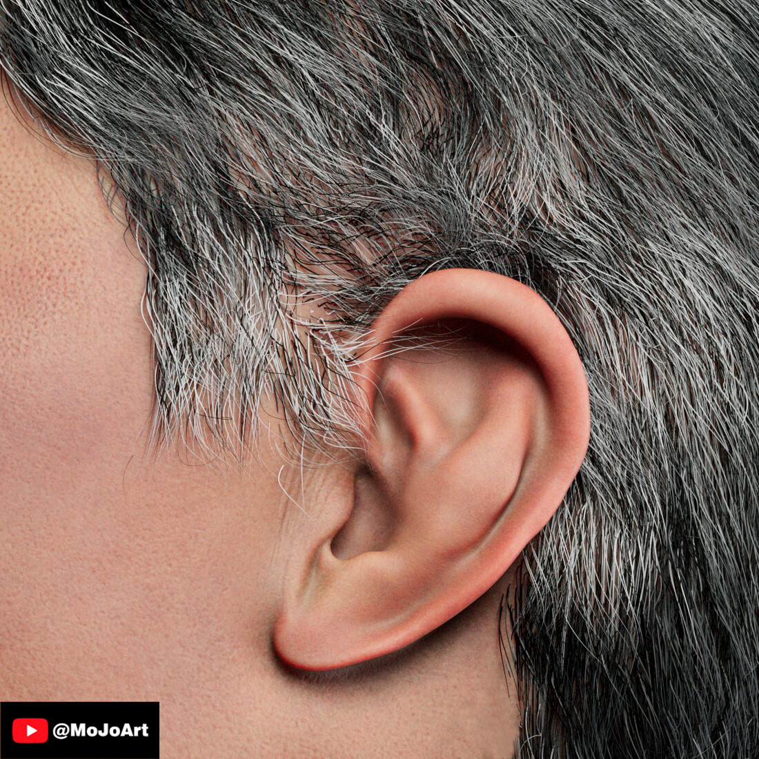 Mayur Jaiswal - Elderly Gentleman Character Art!