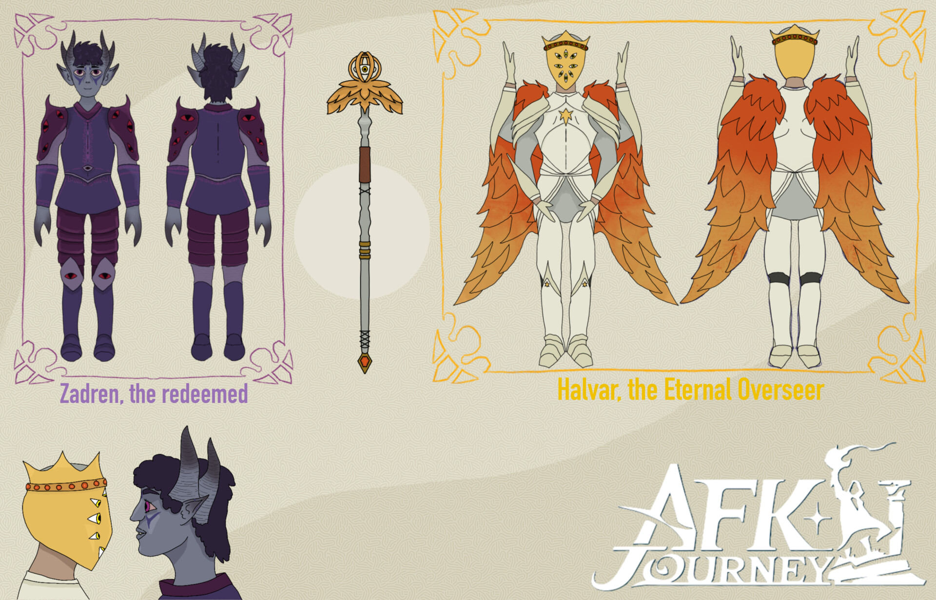 ArtStation - Afk journey Duo concept