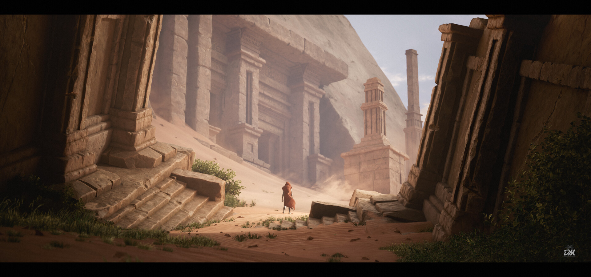 ArtStation - Desert Ruins