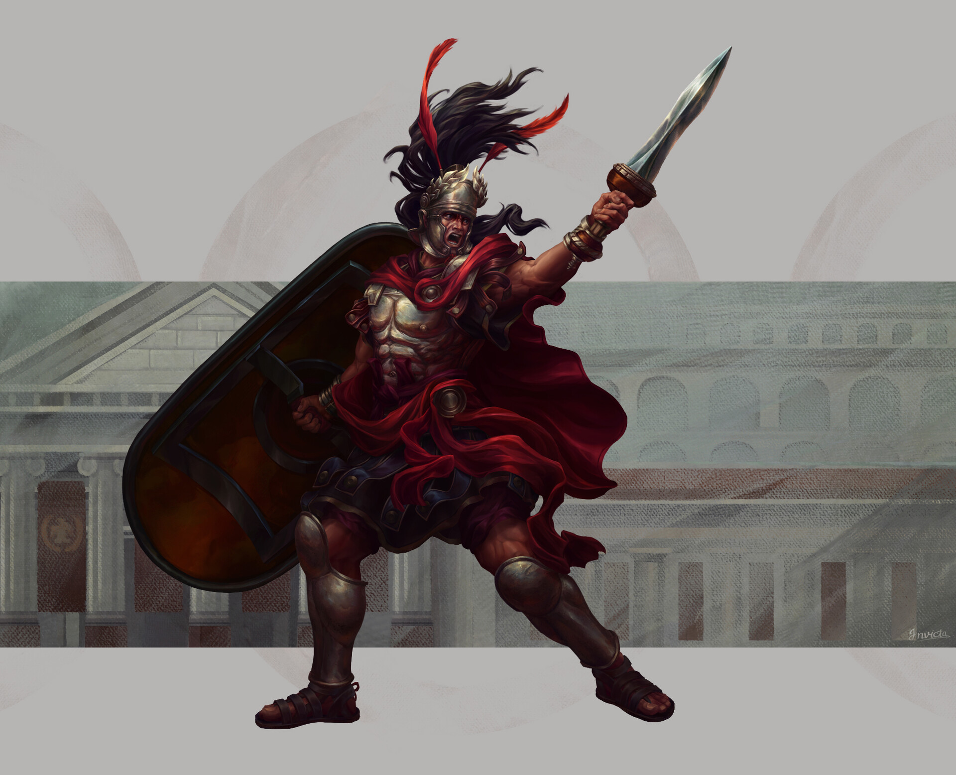 ArtStation - Roman Legionary