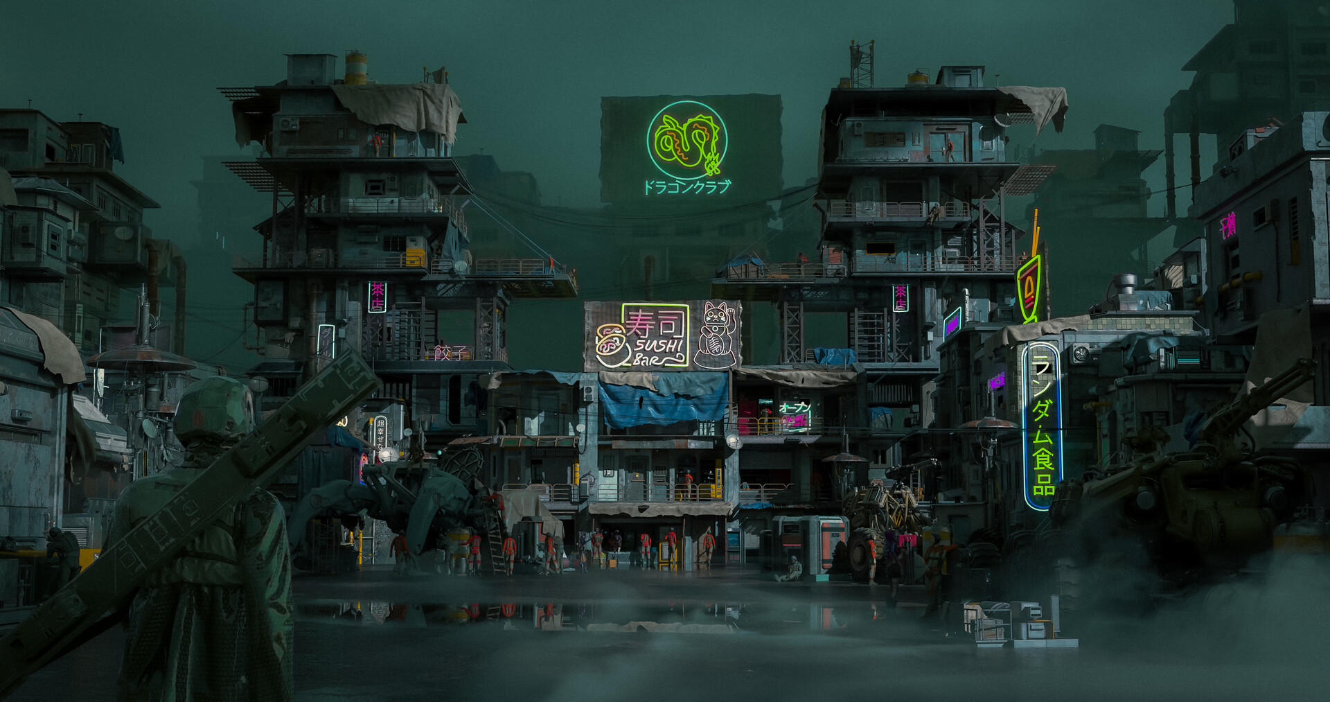 ArtStation - Sushi Bar