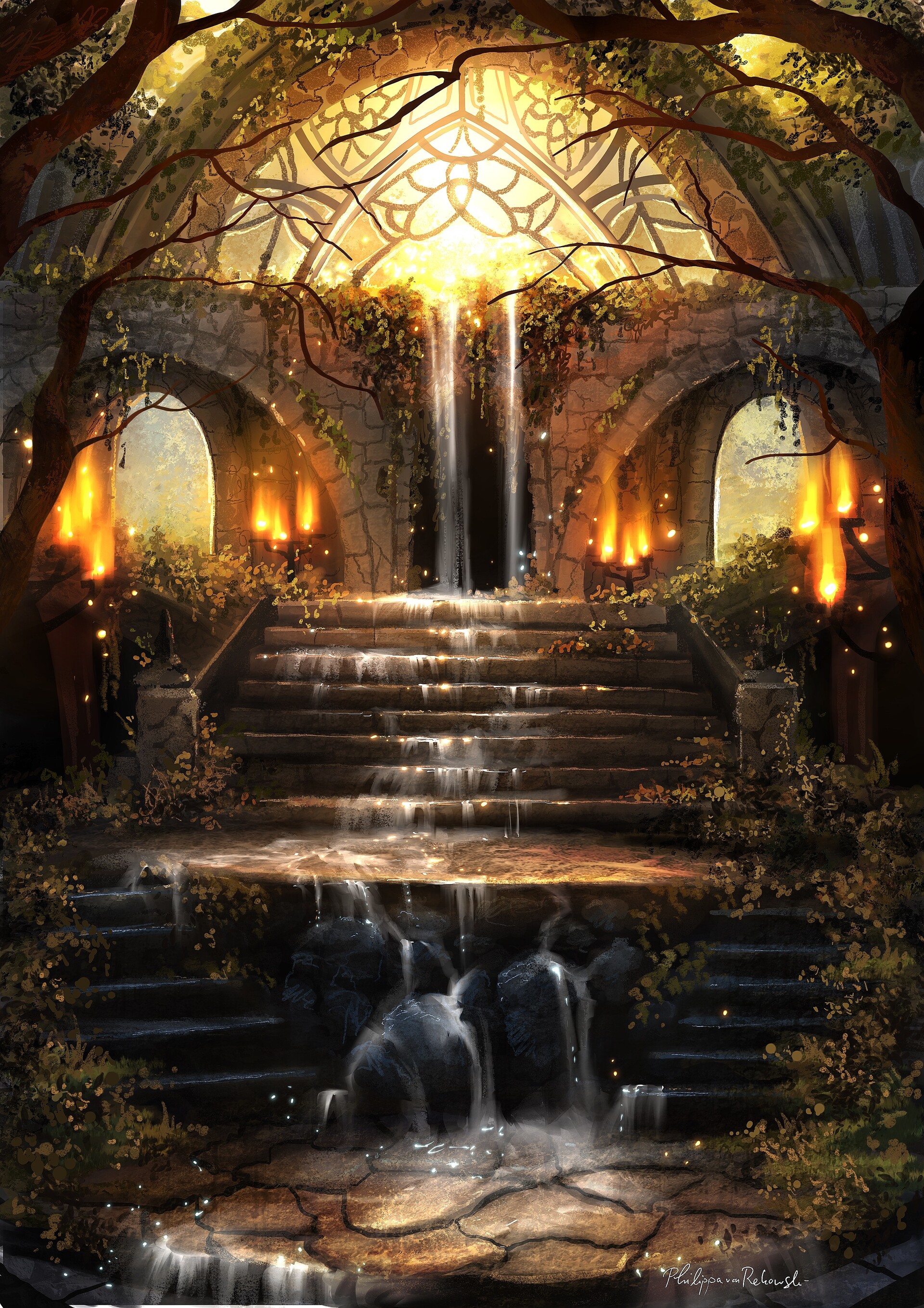 ArtStation - Ritualistic Ruins | Painting