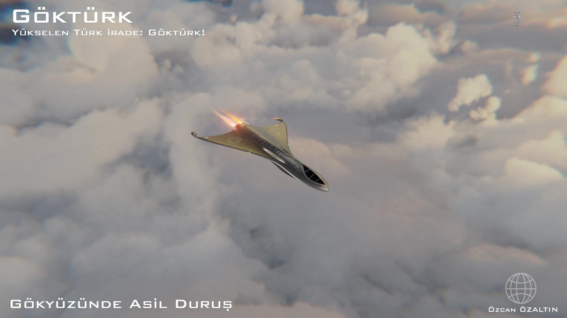 özcan ÖZALTIN - GÖKTÜRK HYPERSONIC JET - ANIMATION