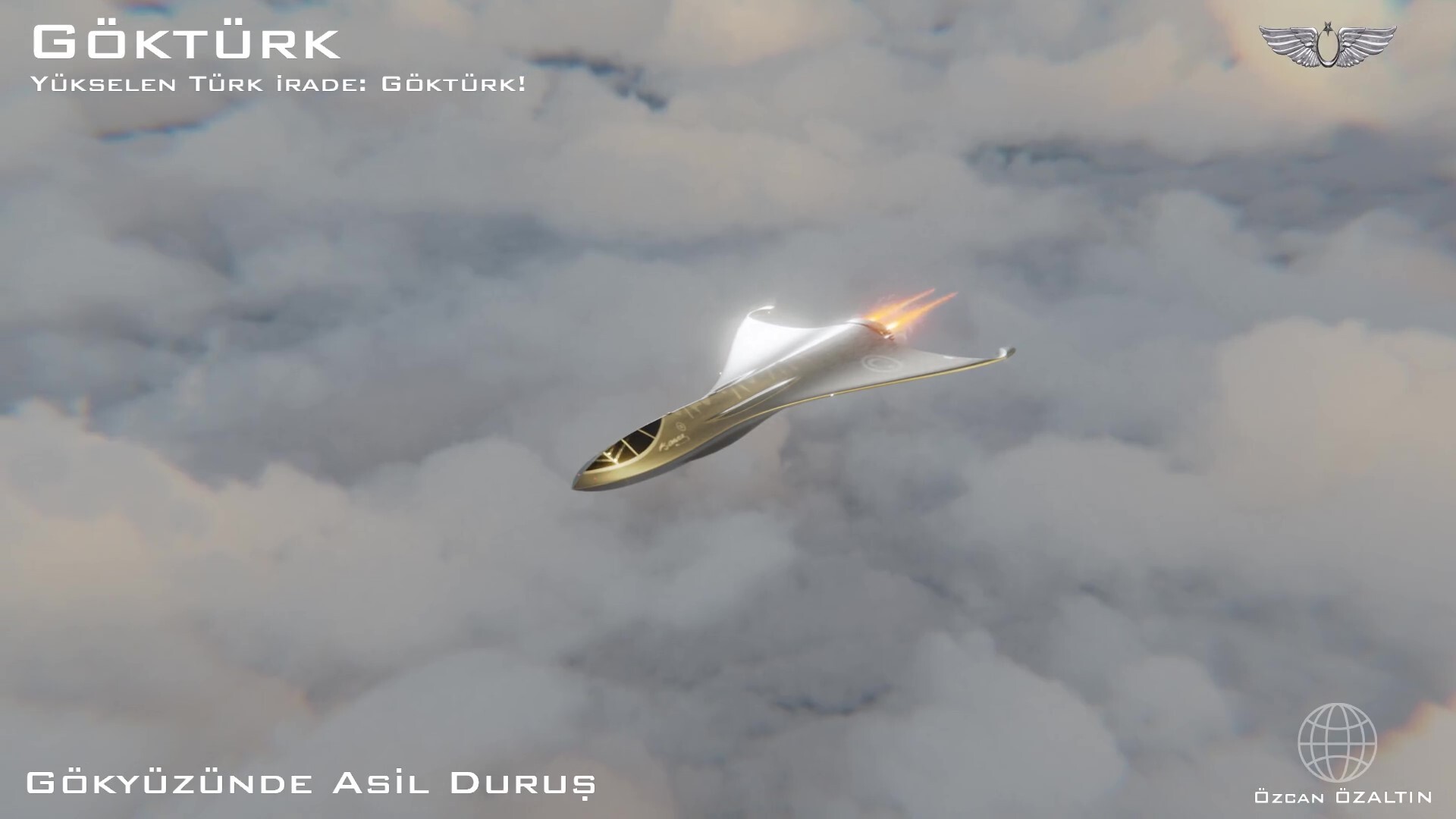 özcan ÖZALTIN - GÖKTÜRK HYPERSONIC JET - ANIMATION