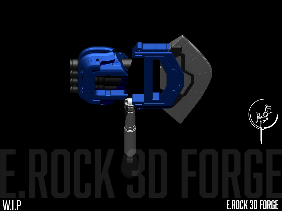 EROCK 3D FORGE - Axe Concept Art