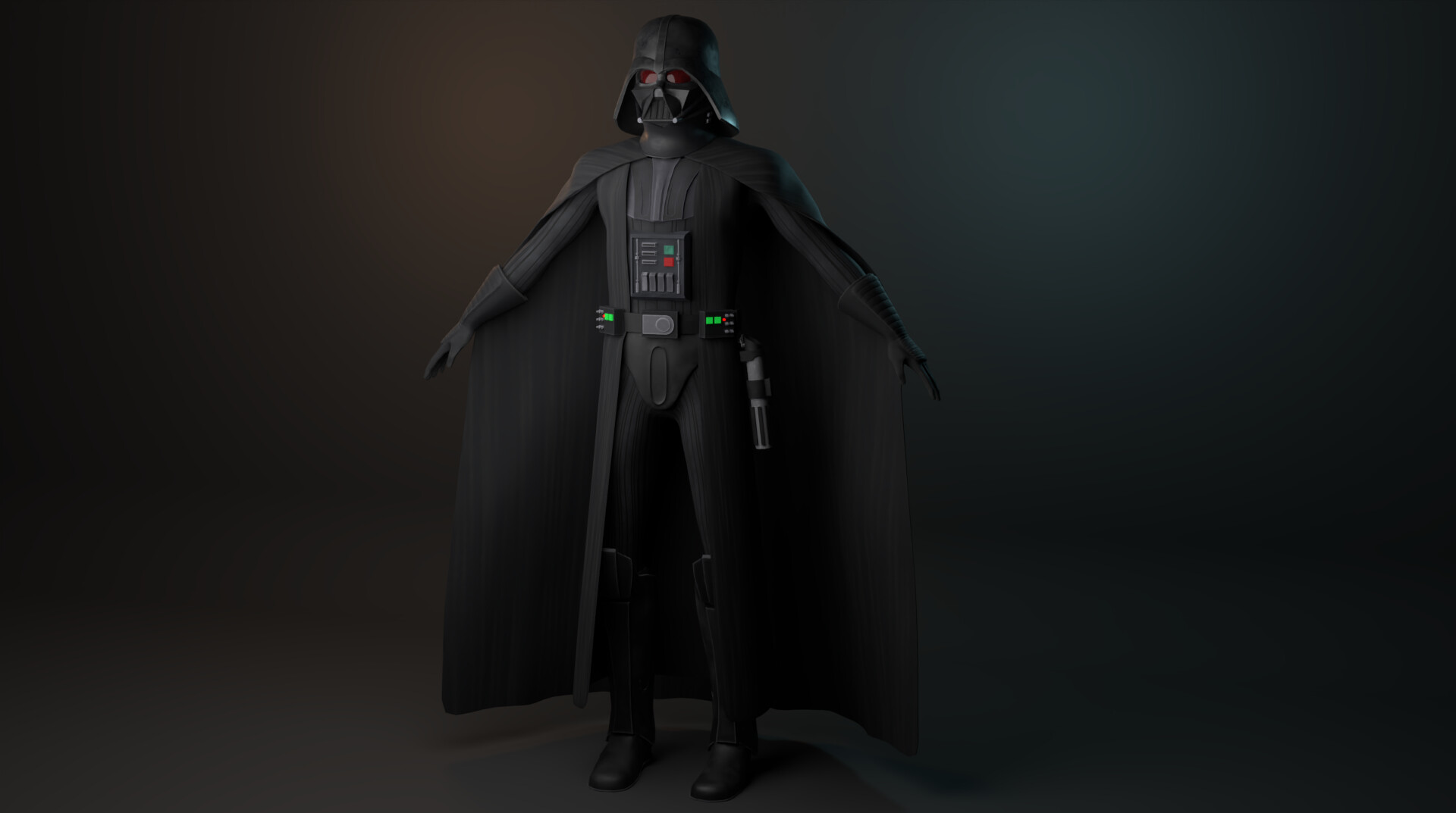 ArtStation - Darth Vader (Clone Wars Style)