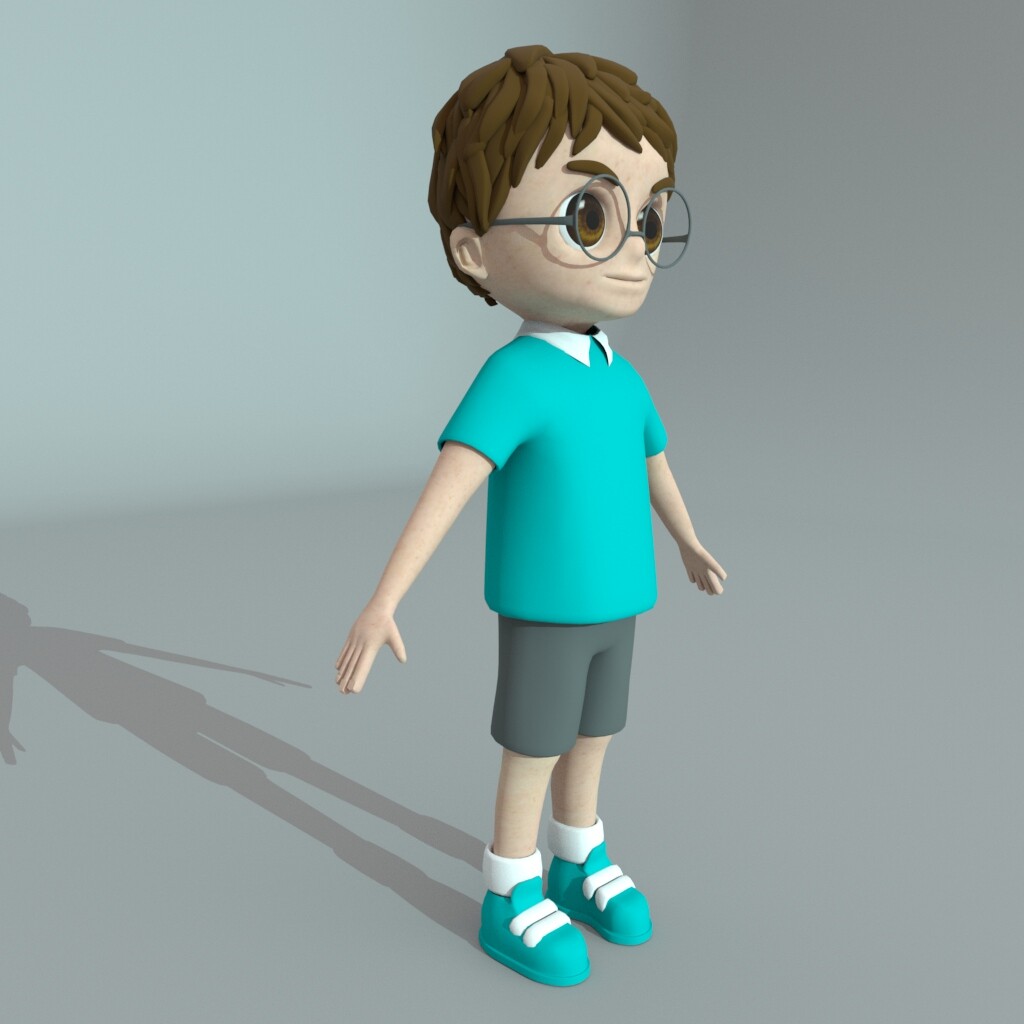 ArtStation - CARTOON BOY CHARACTER
