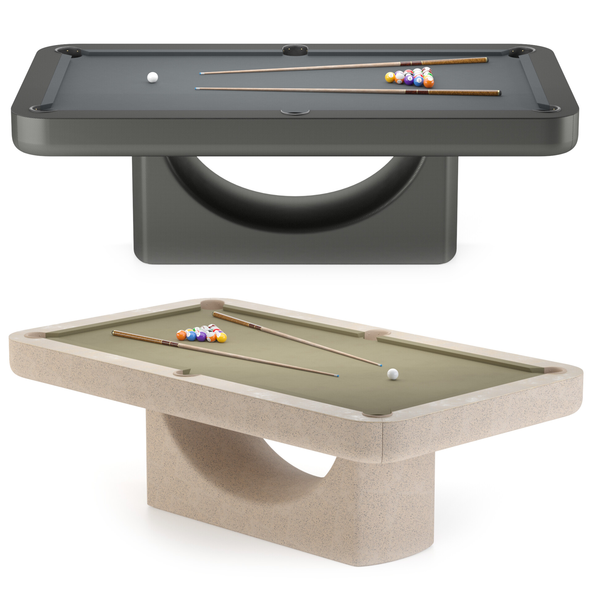 ArtStation - VismaraDesign_MONO pool table