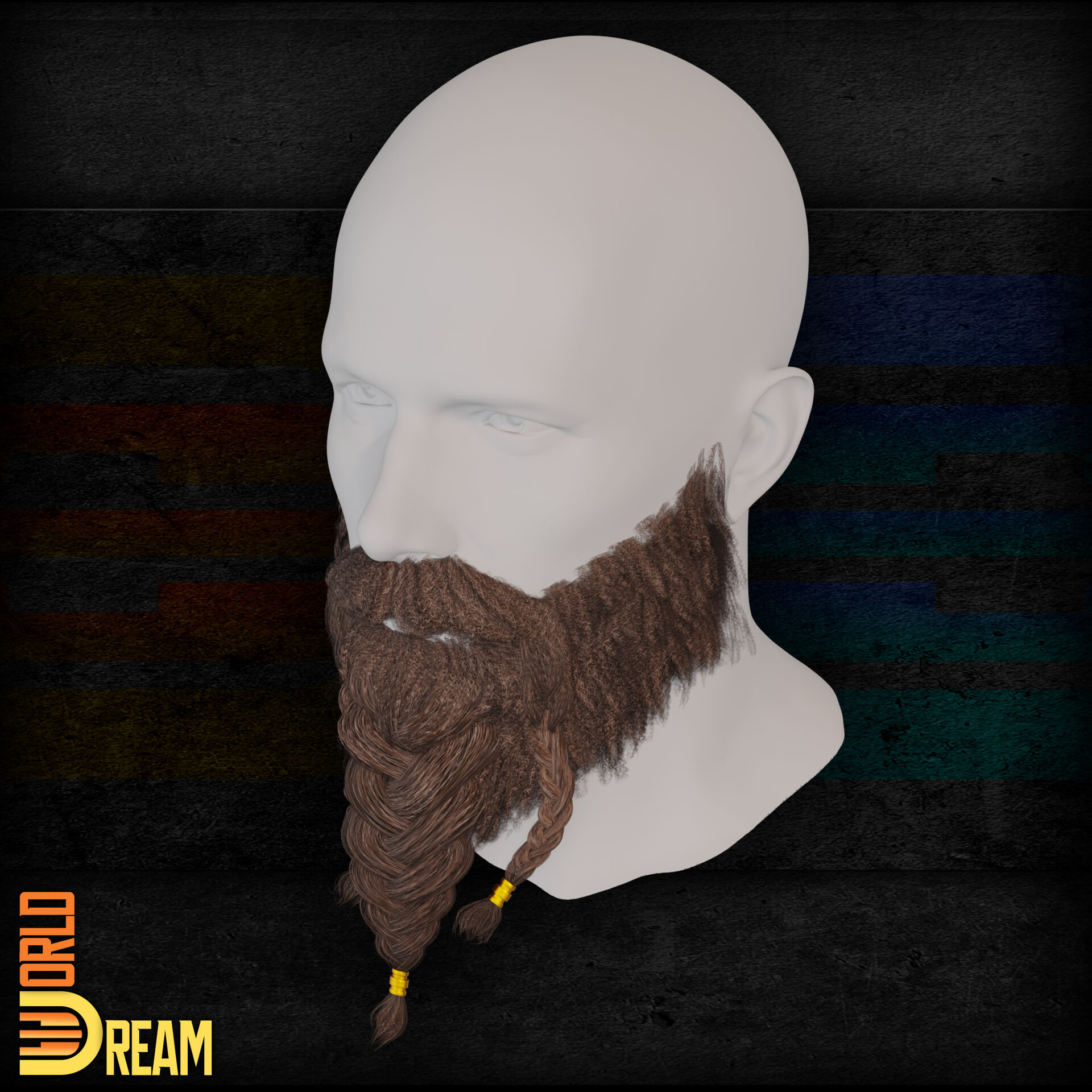 ArtStation - 20 Beard and Mustache 3D Models | Vol 2