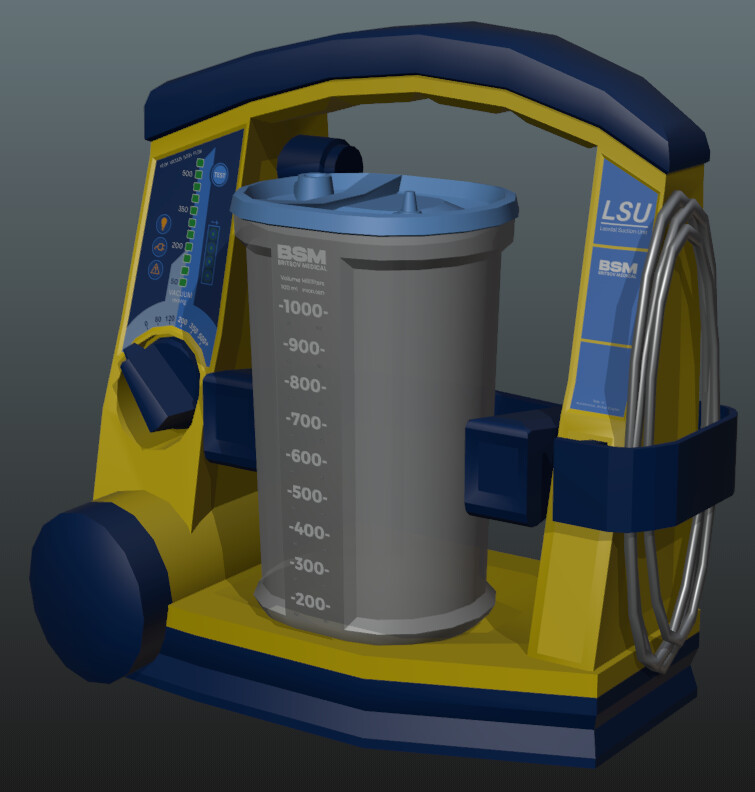ArtStation - Laerdal Suction Unit