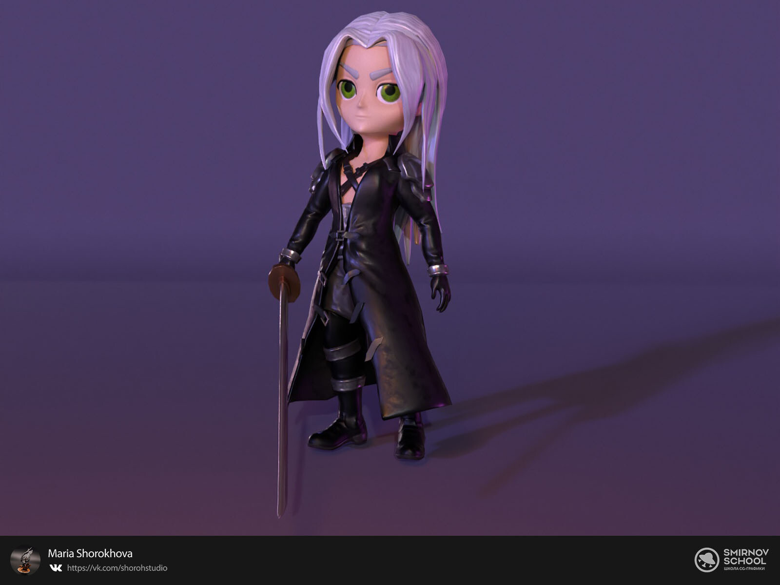 ArtStation - Sephiroth (chibi)