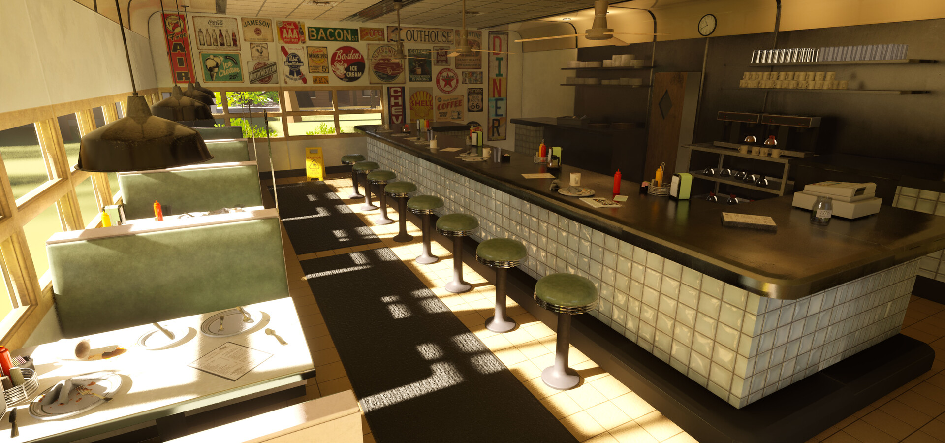ArtStation - Modular Diner