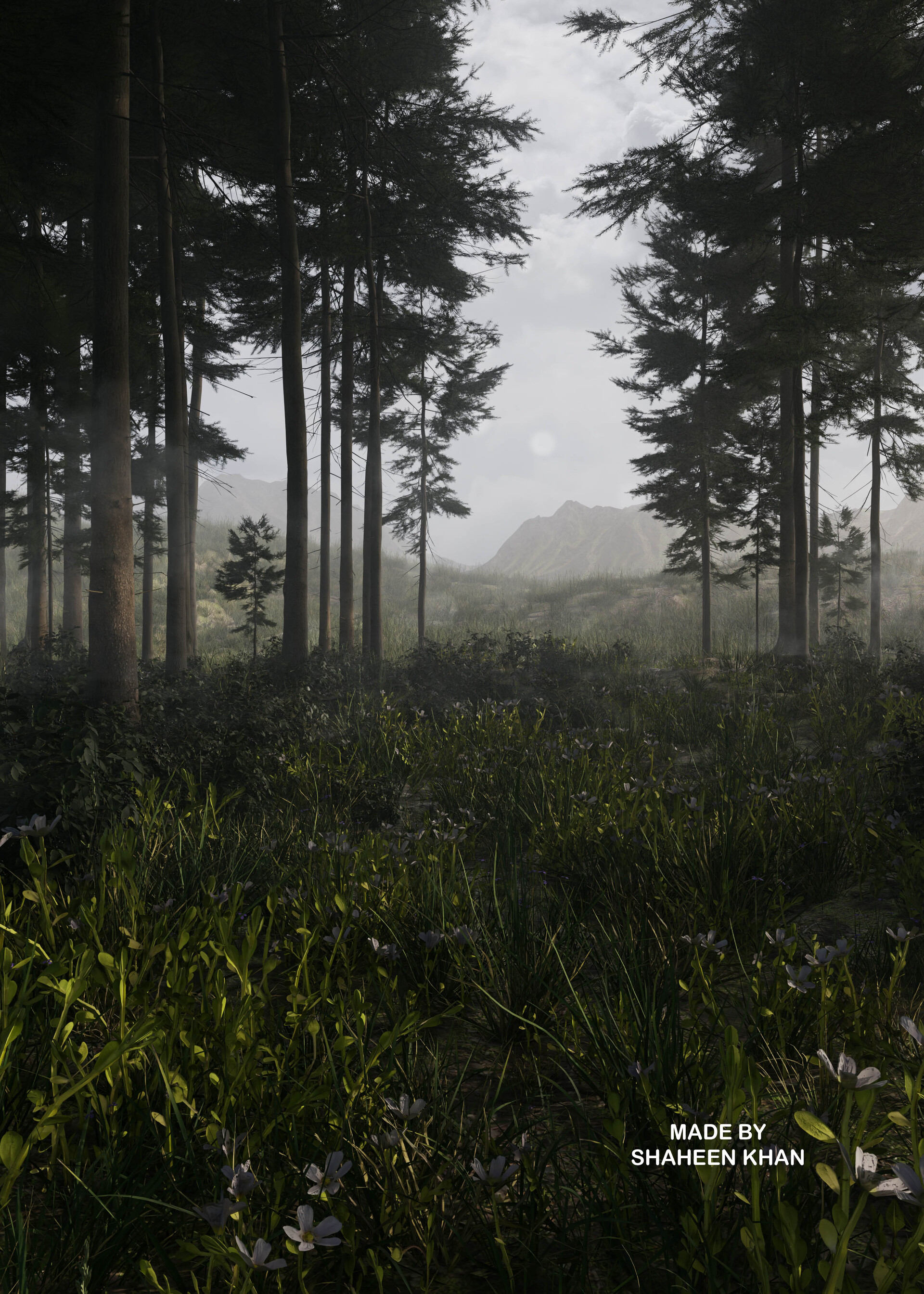 ArtStation - Cold Trees