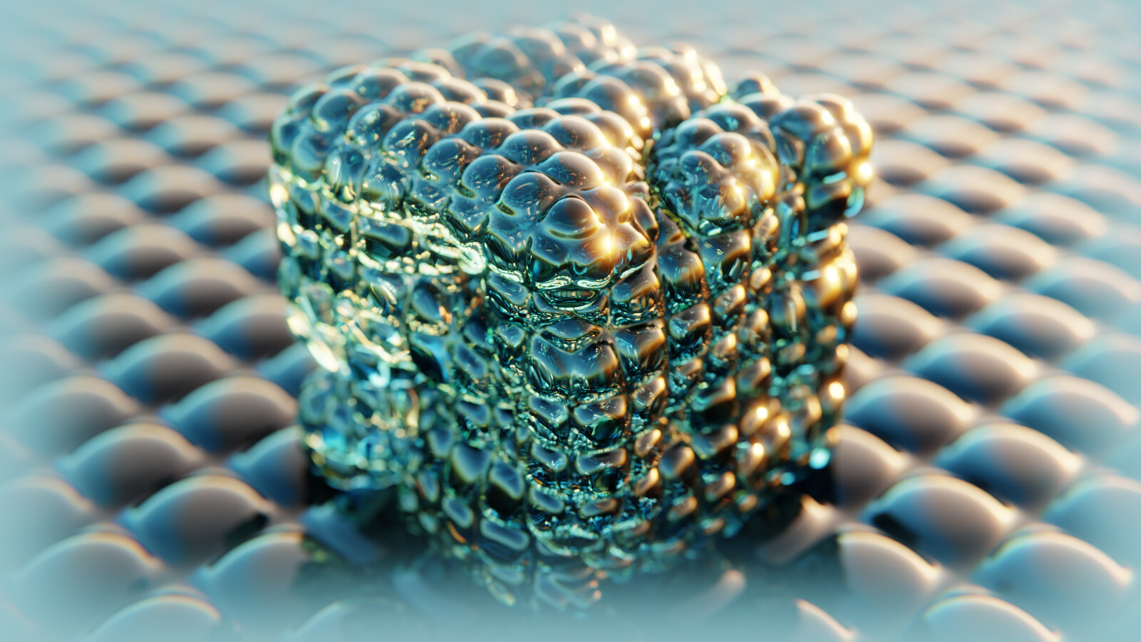 Ben Luke Parsons - Abstract Bubble Cube-Blender Practise