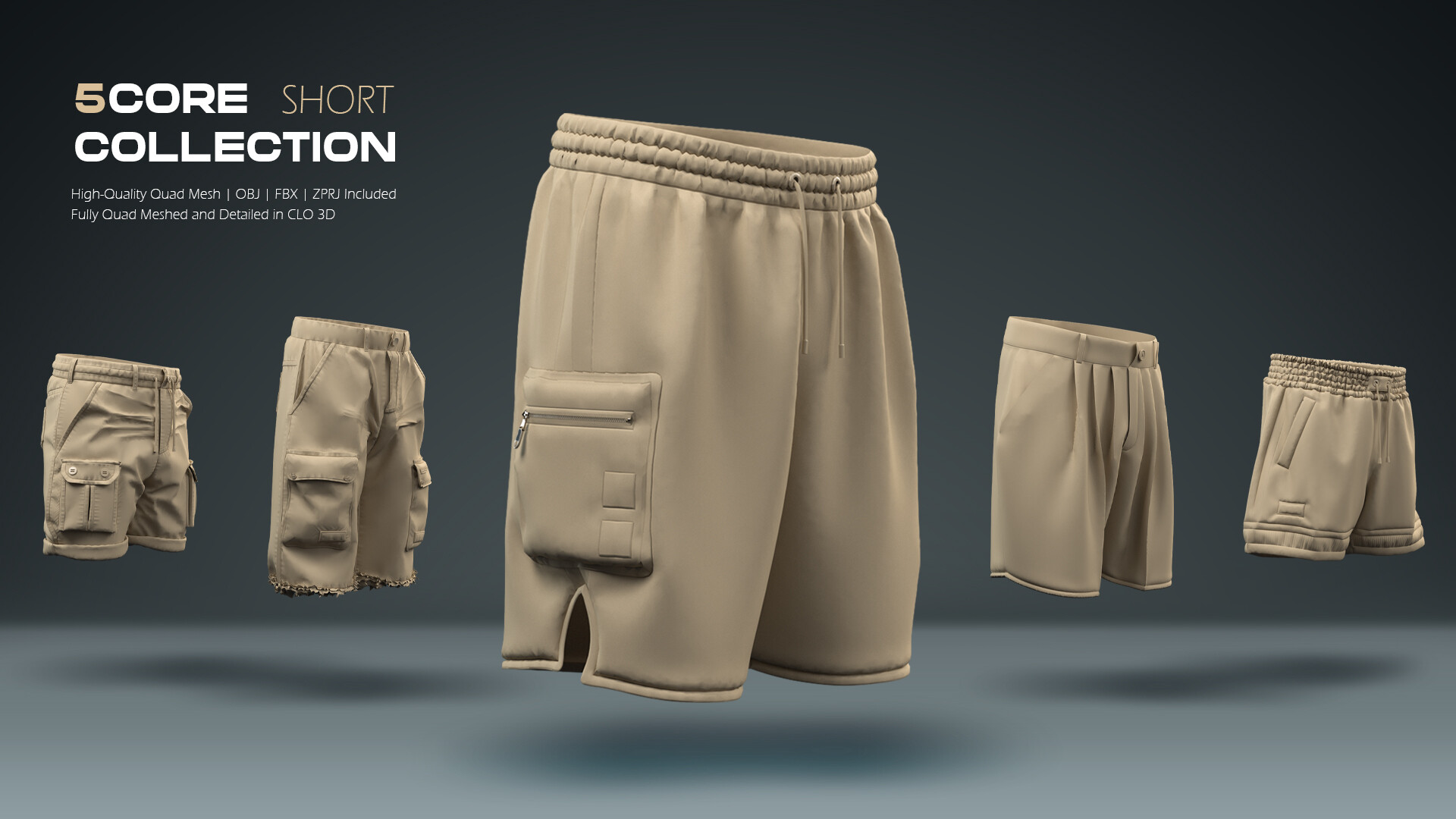 3D Innovators - 5 CORE Short COLLECTION