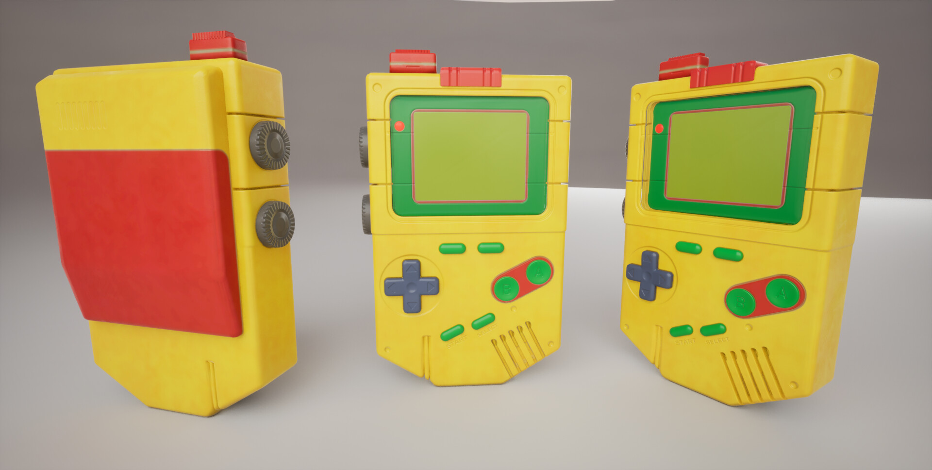 ArtStation - Gameboy Prop