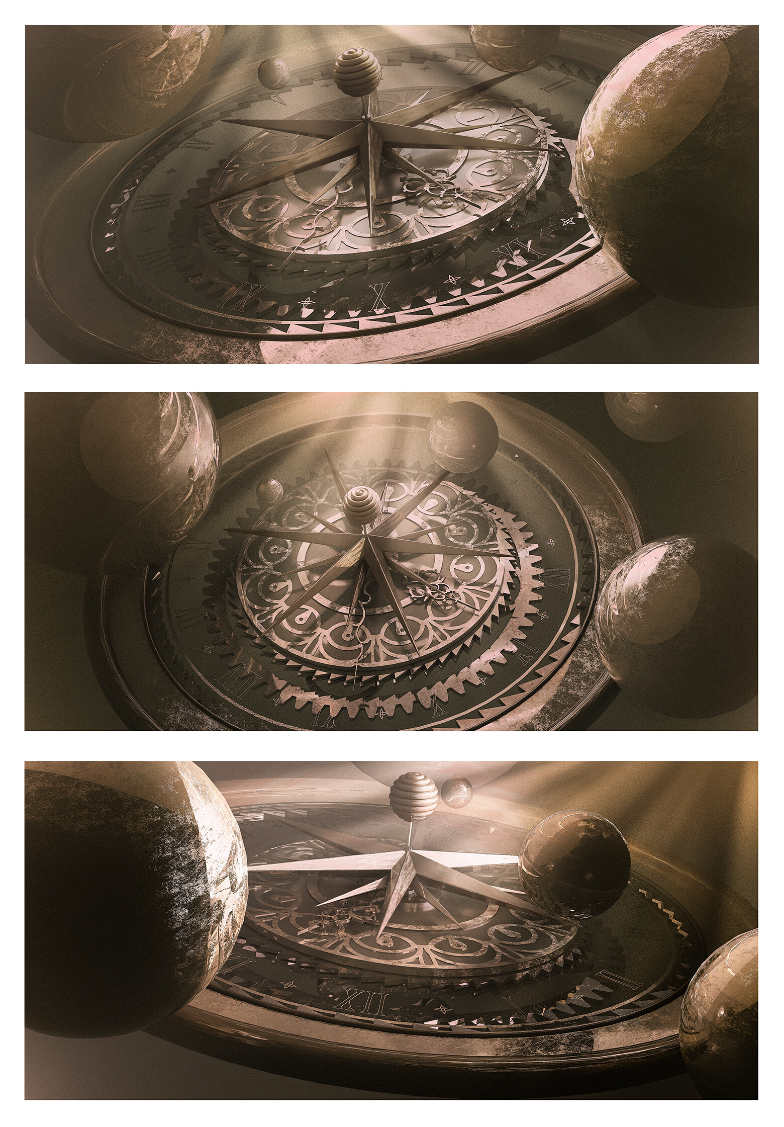 ArtStation - Steampunk Clock