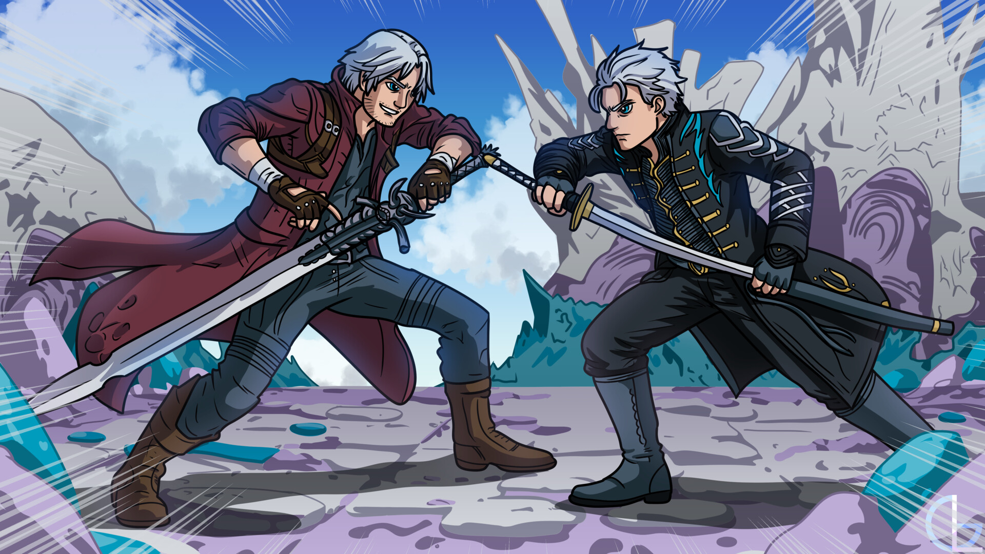 ArtStation - Dante and Vergil