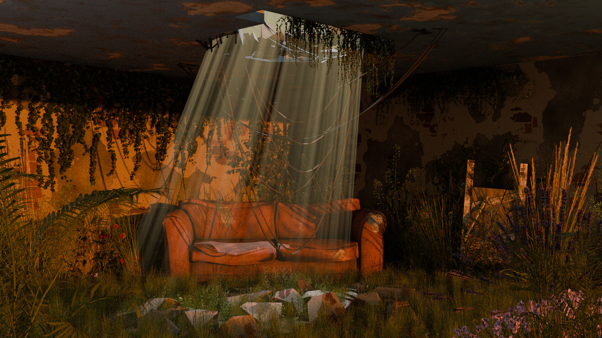 ArtStation - Ruined_Hall