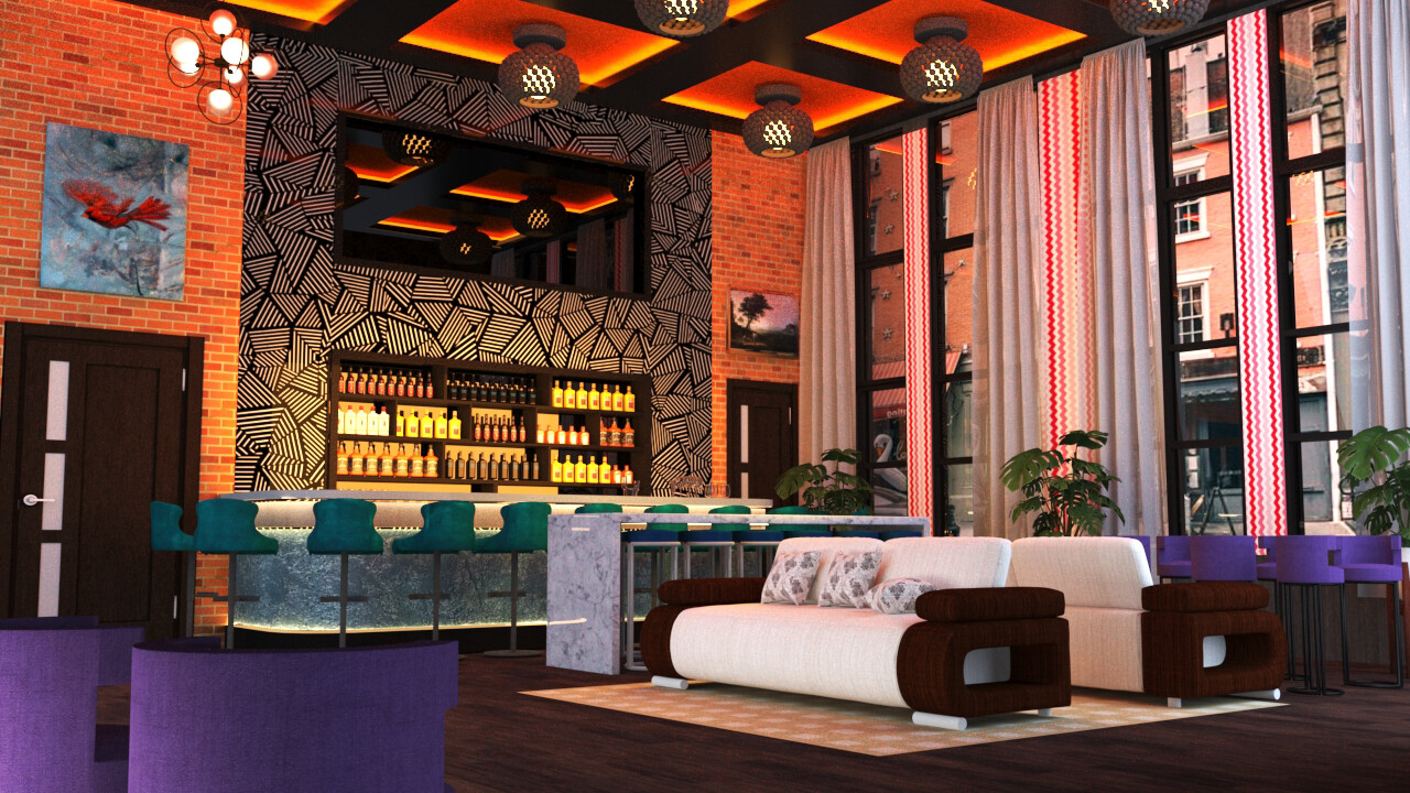 ArtStation - Bar Interior