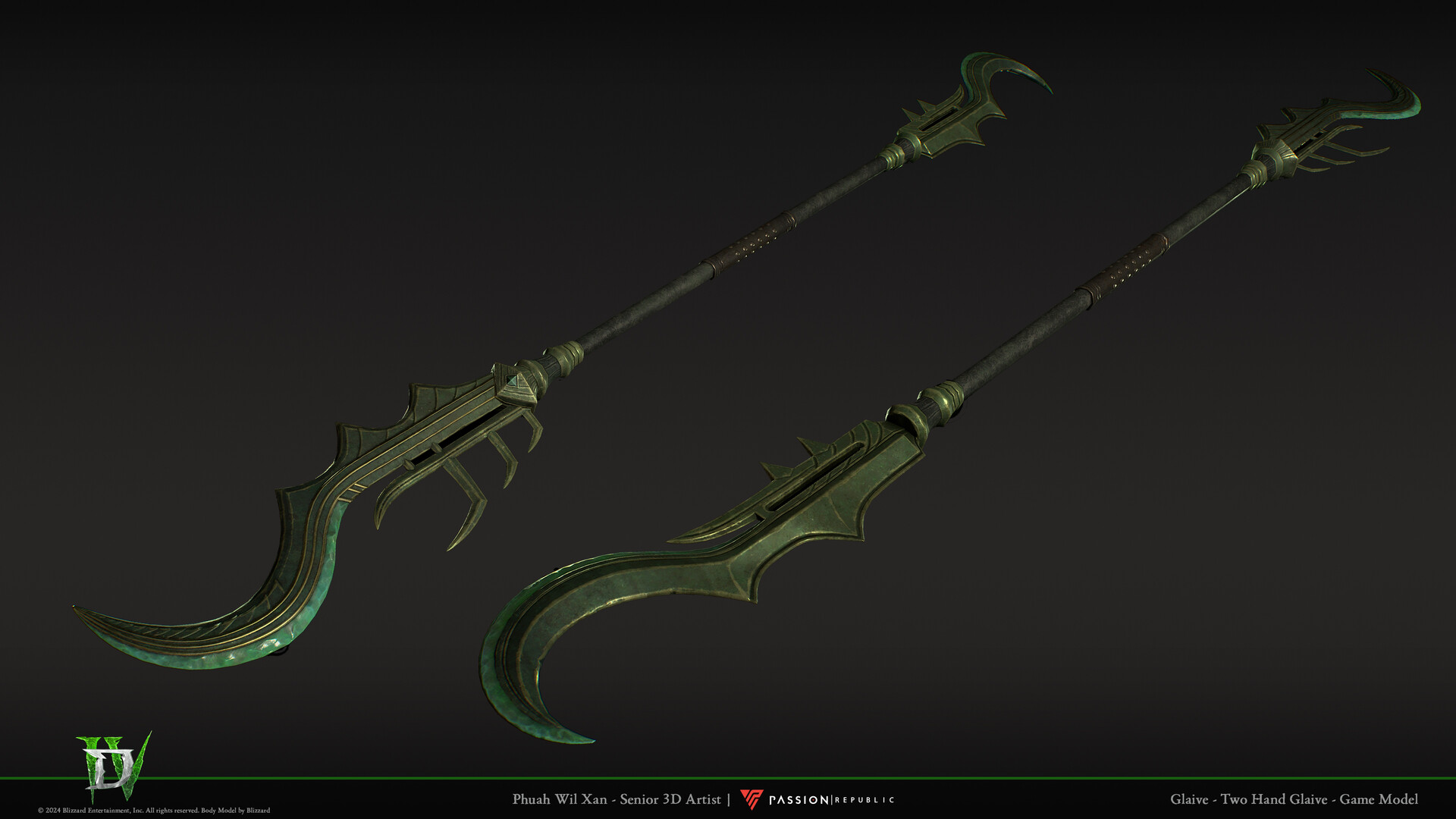 Wil Xan Phuah - Diablo IV Expansion 1: Vessel of Hatred - Two Hand Glaive