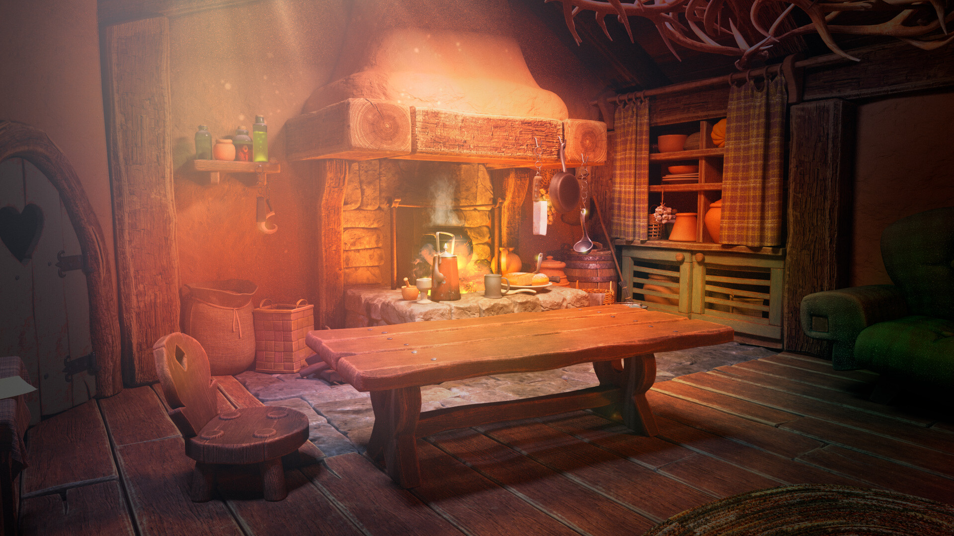 ArtStation - Troll’s Hut | “Troll and Bengel: A Christmas Tale” by ...