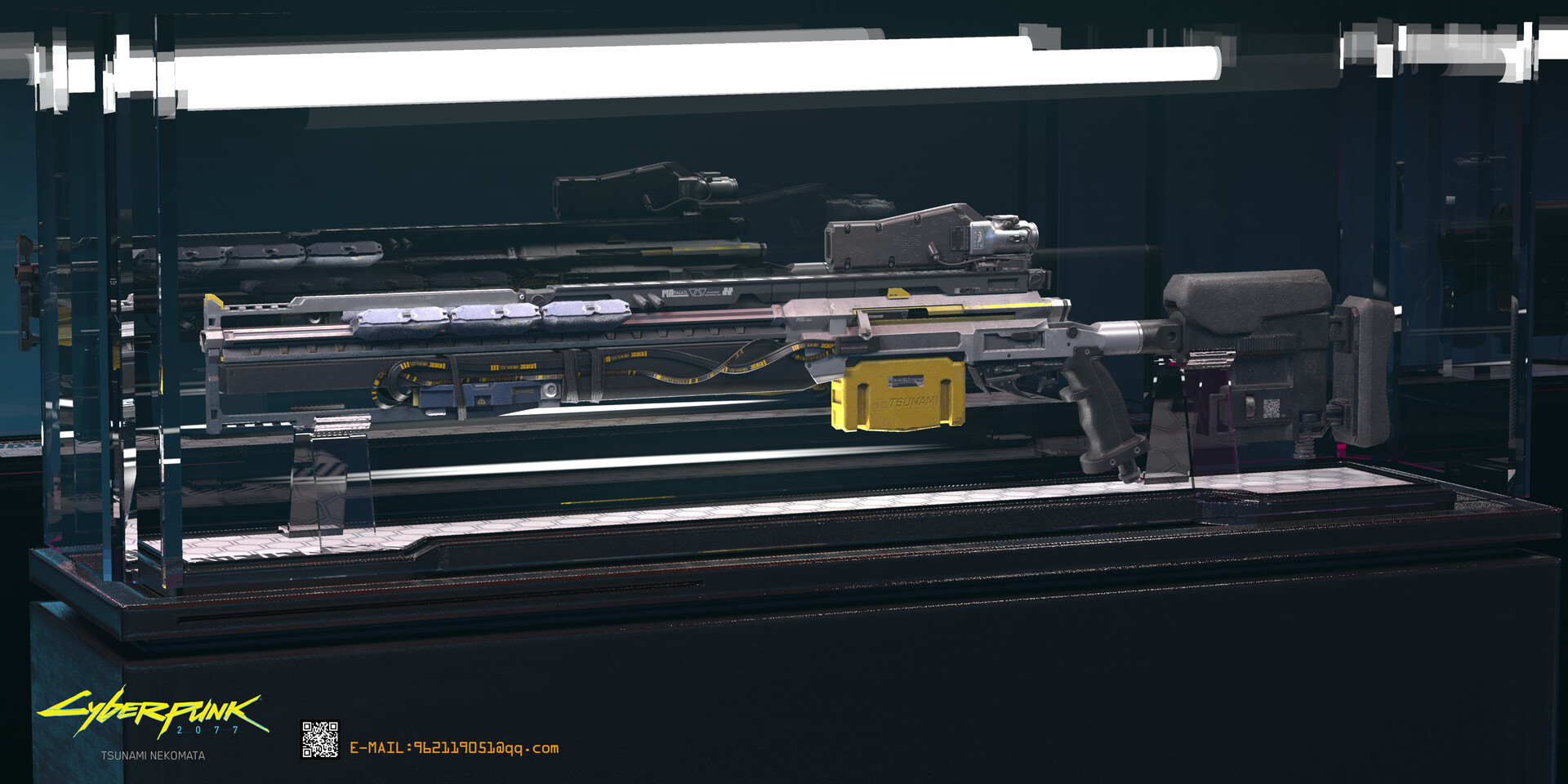 ArtStation - Cyberpunk 2077 weapon and equipment practice