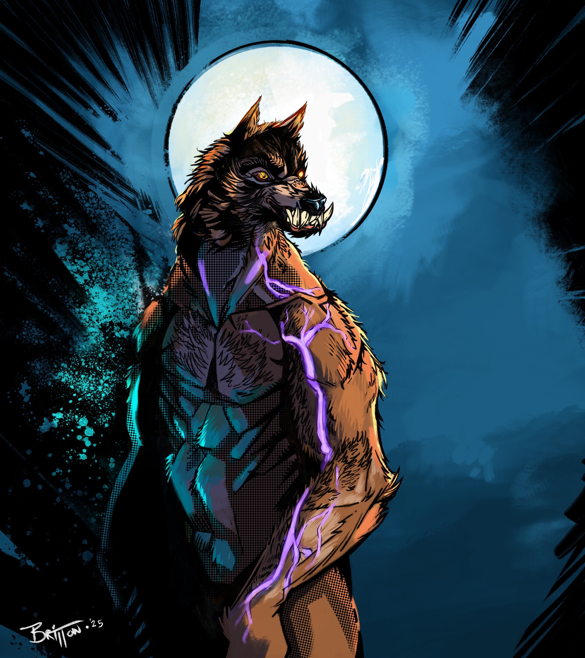 full moon werewolf