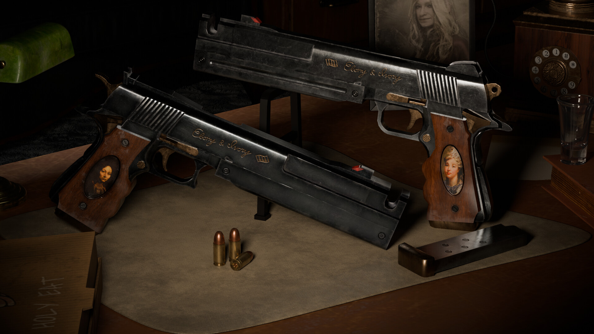 ArtStation - DMC Ebony and Ivory